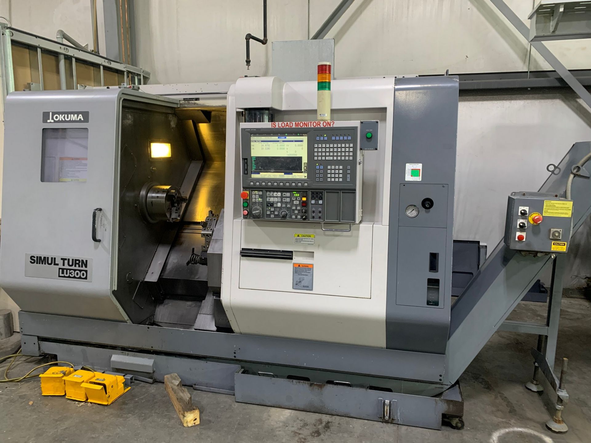 2007 OKUMA SIMULTURN LU300-2SC600 HORIZONTAL CNC TURNING CENTER, 2.44 ...