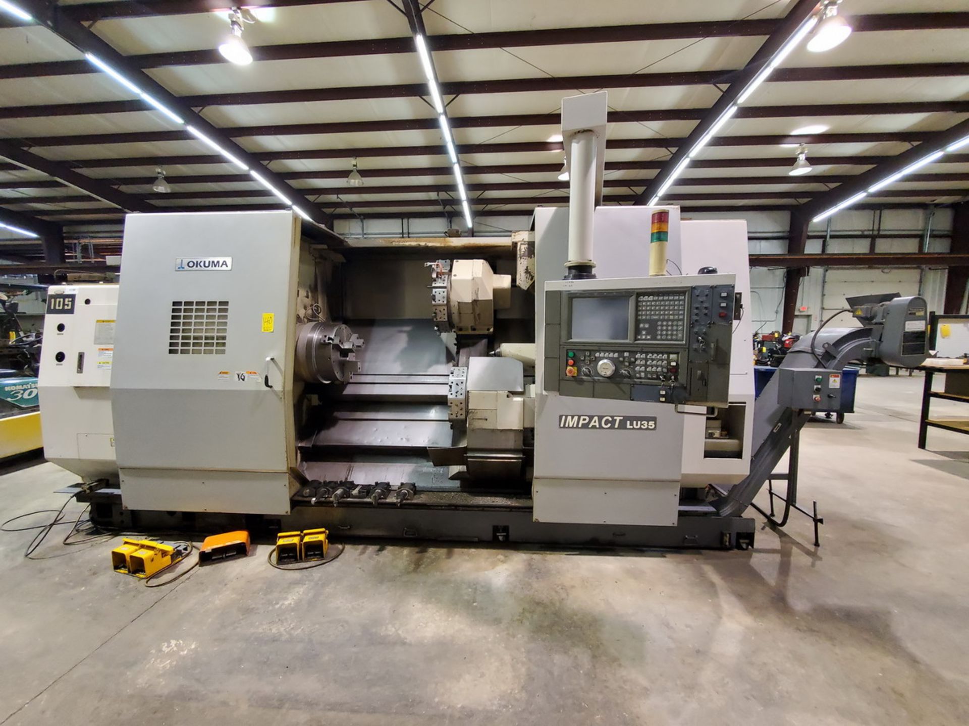 2006 Okuma Impact LU35 CNC Lathe 220/480V, 3PH, 60HZ; W/ Okuma OSP-P100 ...