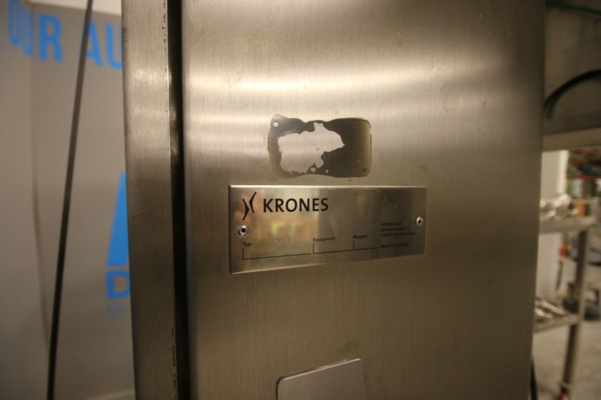 Krones Checkmate Check Weigher Tower, M/N Checkmat 761, Manuf. No ...