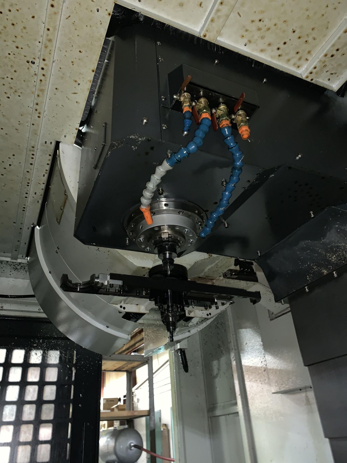 2012 FEELER VMP-800 APC CNC VERTICAL MILL, 4-AXIS, TWIN PALLET CHANGER ...