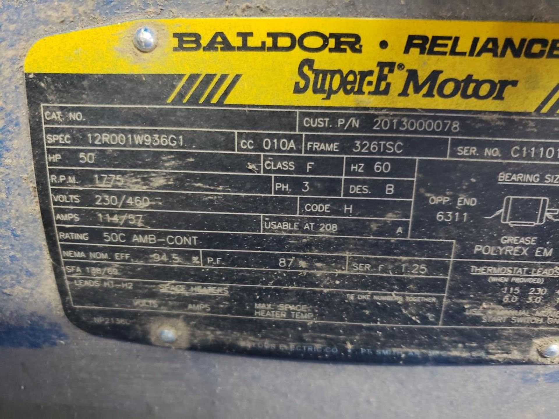 Quincy 50 HP Rotary Screw Air Compressor, M# QSI-245i, 42299 Hours ...