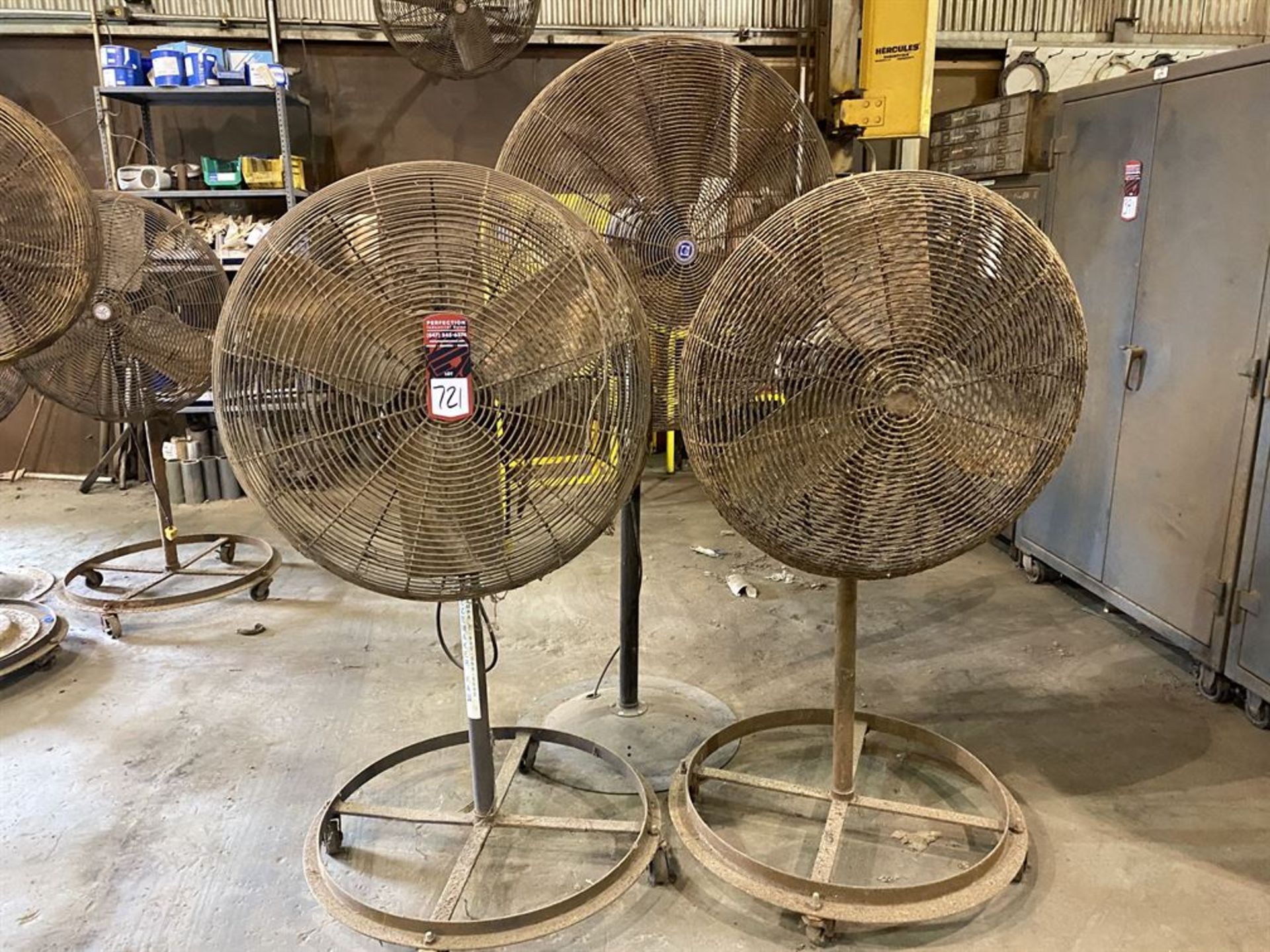 Lot of (3) Shop Fans (Location: Machine Shop)