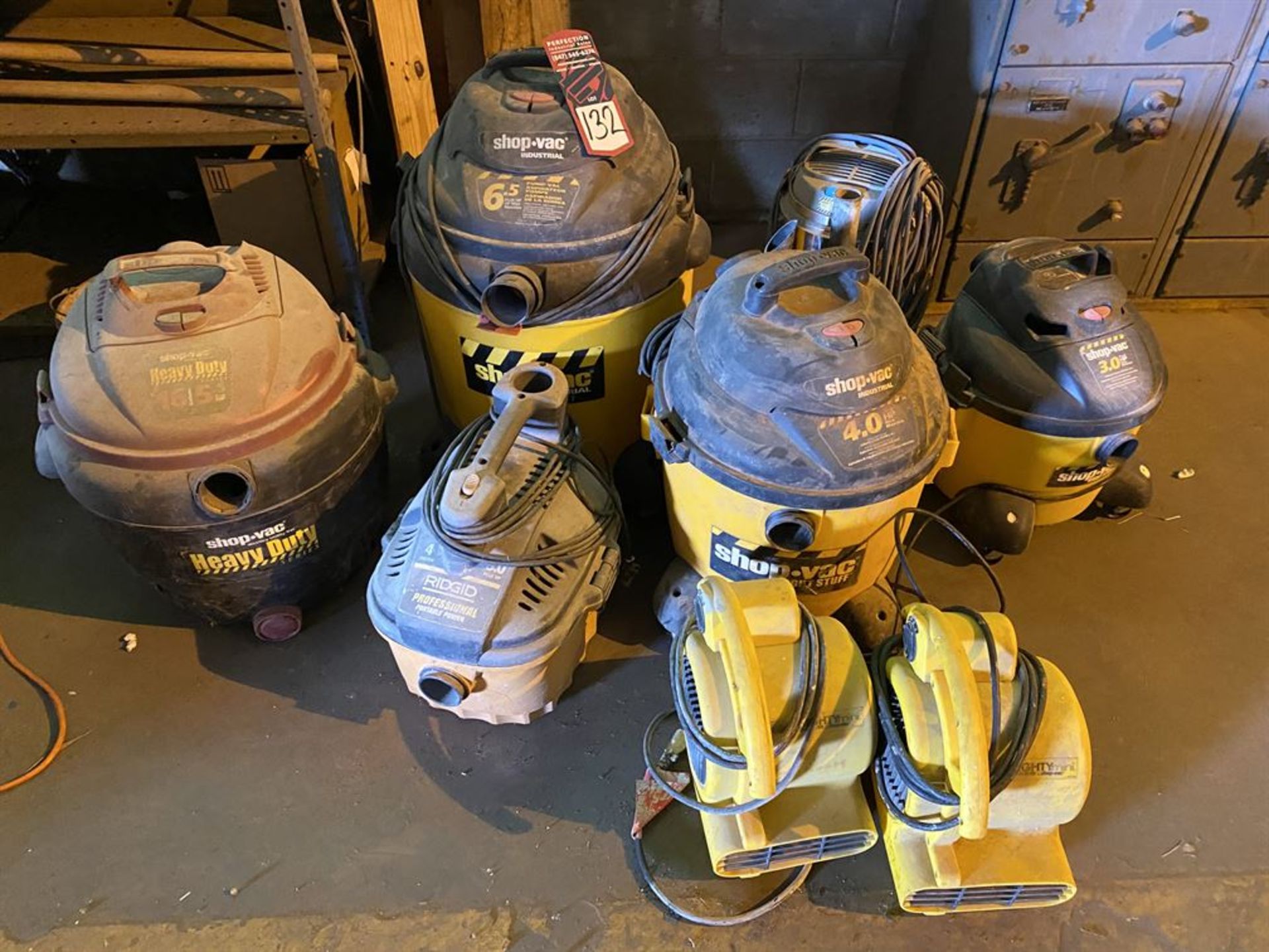 Lot of Assorted Shop Vacs and Mighty Mini Blowers (Location: Ferguson ...
