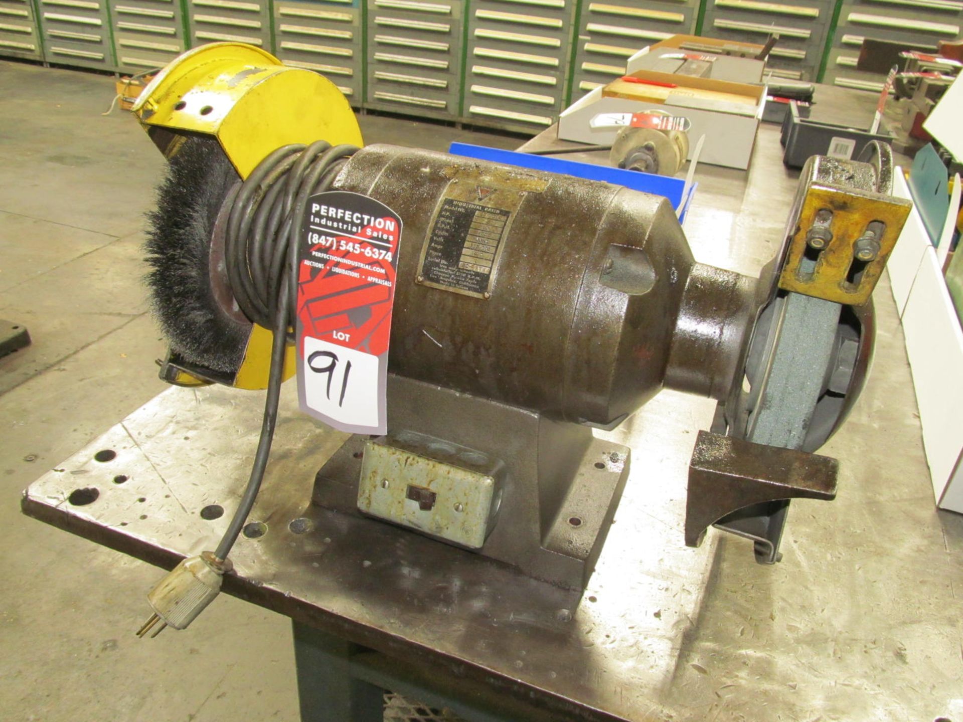 10" Chicago Power Double End Bench Grinder