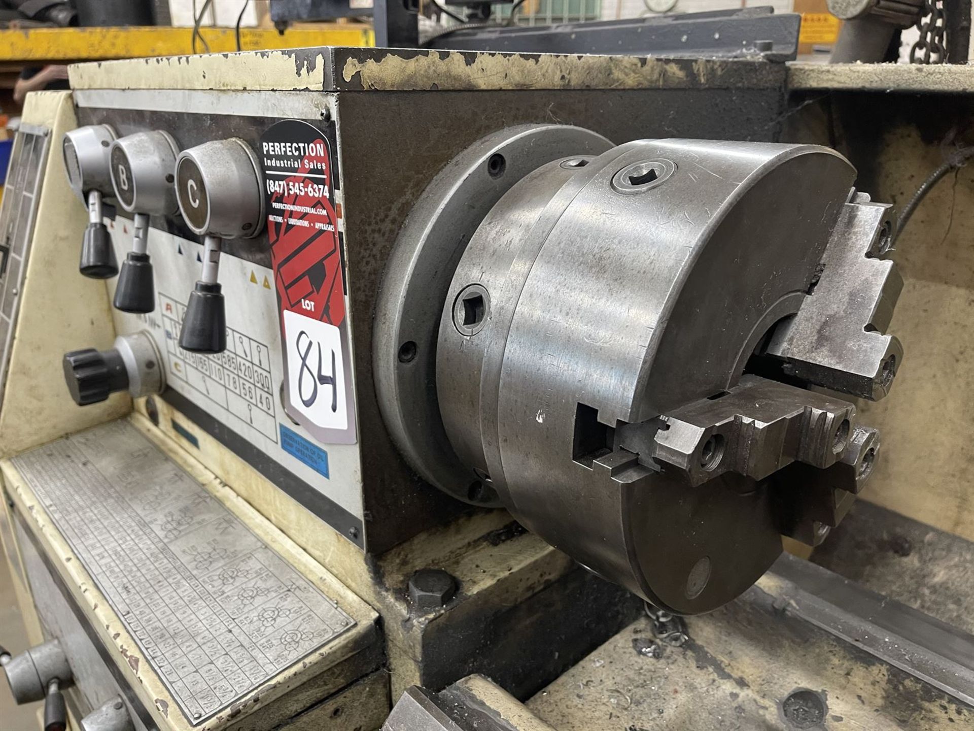 JET 1440-3PGH Geared Head Engine Lathe, s/n 98046D022, 14" Swing, 40 ...