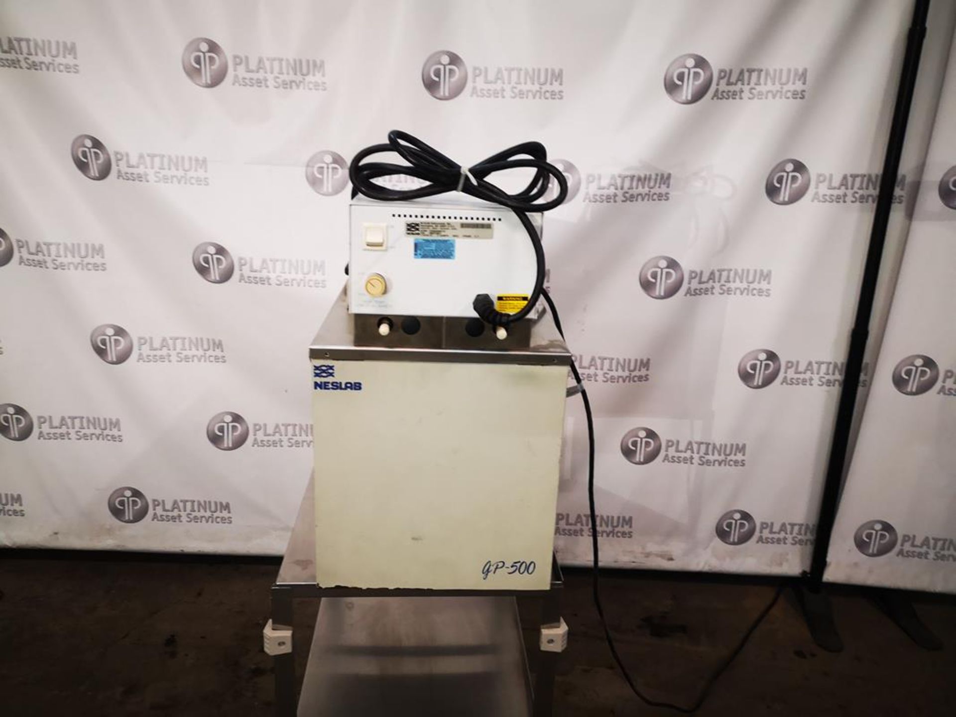 NESLAB, GP-500, COUNTERTOP CHILLER RECIRCULATOR, S/N 198223037, 110 VAC ...