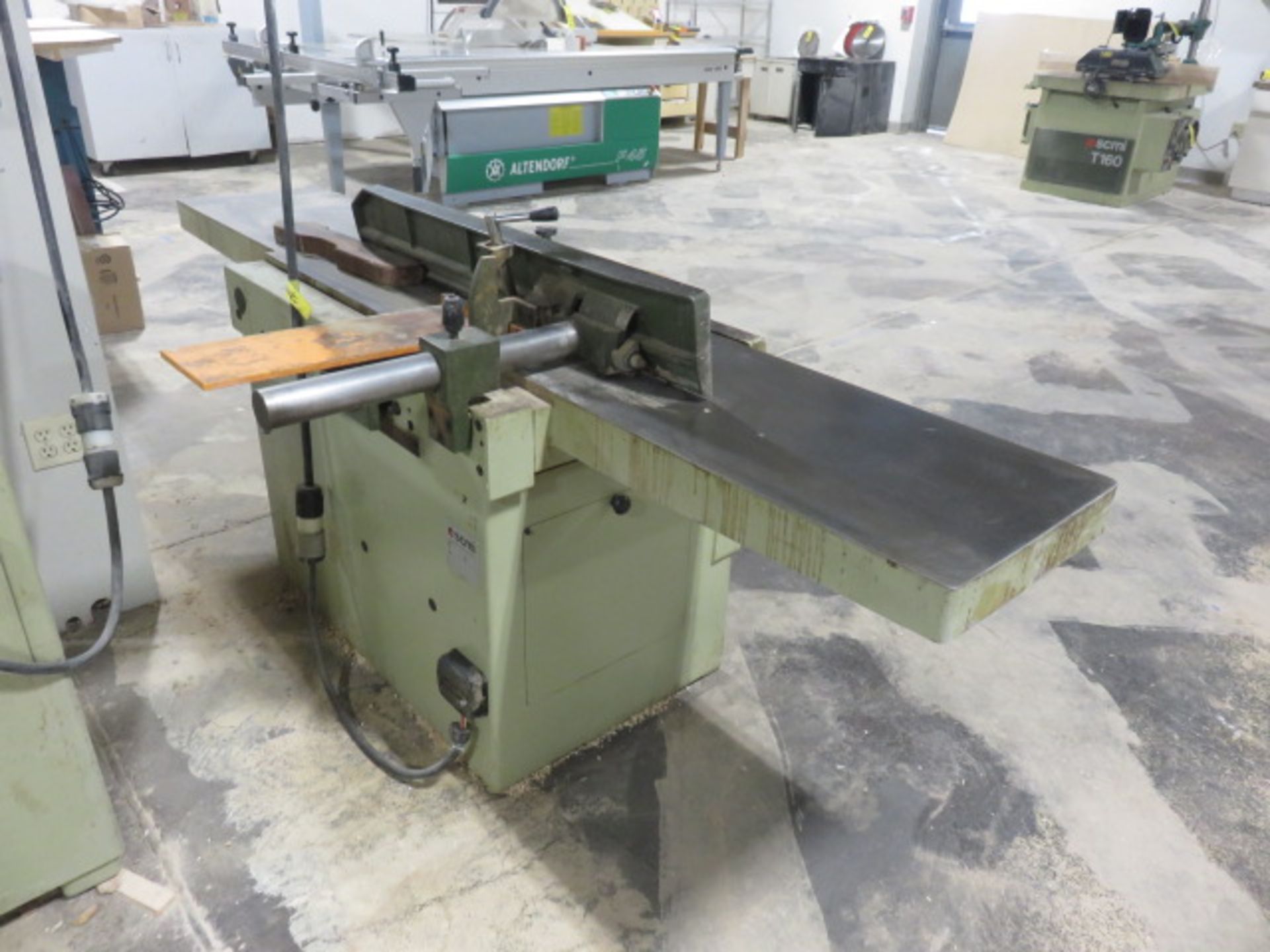 SCMI F41 16” Jointer, S/N AB-19688, 16” x 94” Table, 6 HP