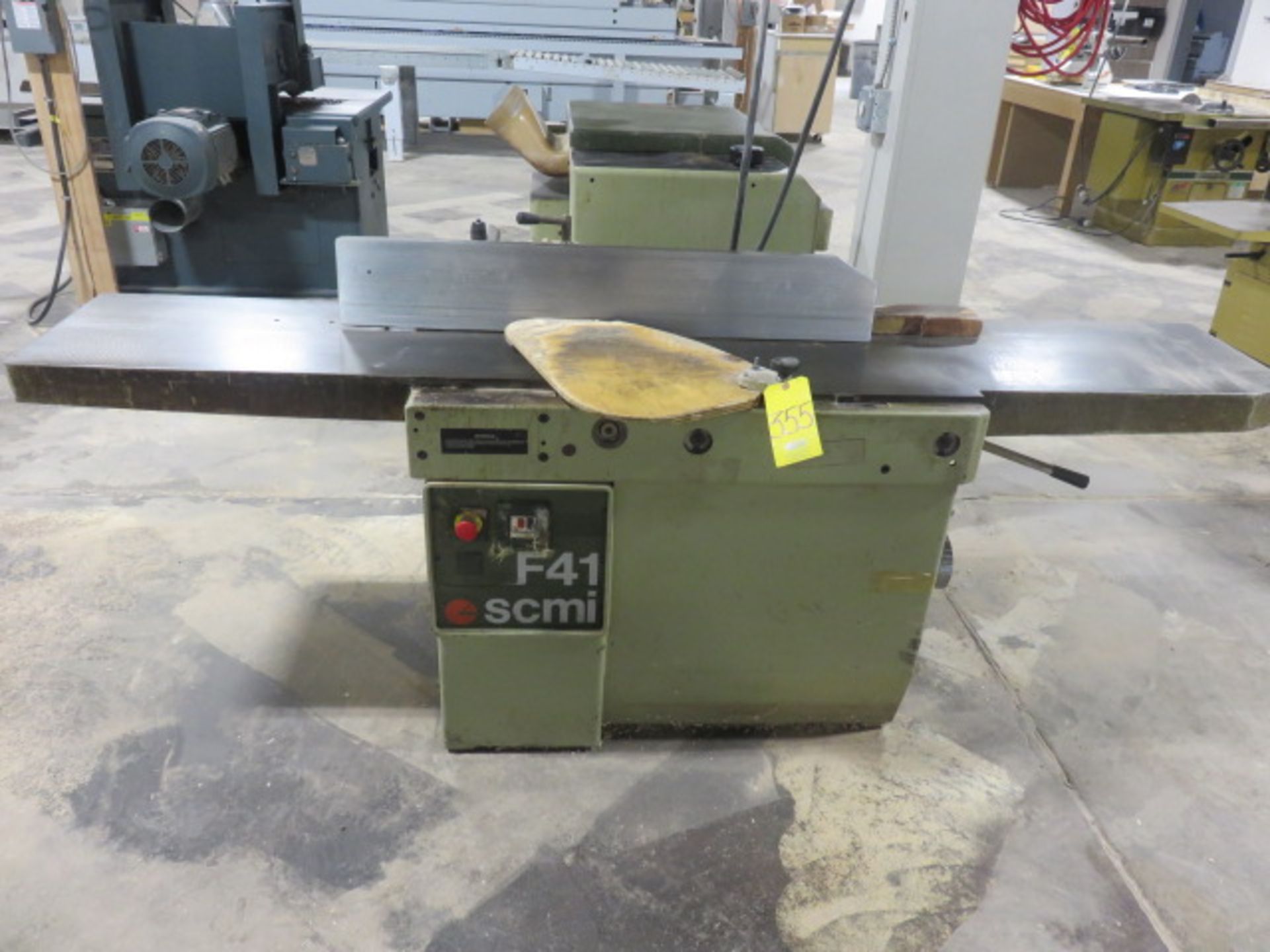 SCMI F41 16” Jointer, S/N AB-19688, 16” x 94” Table, 6 HP