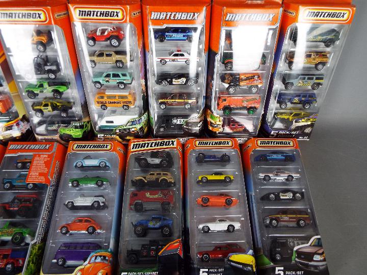 Matchbox - A group of 13 boxed modern issue Matchbox 5 Packs. Lot ...