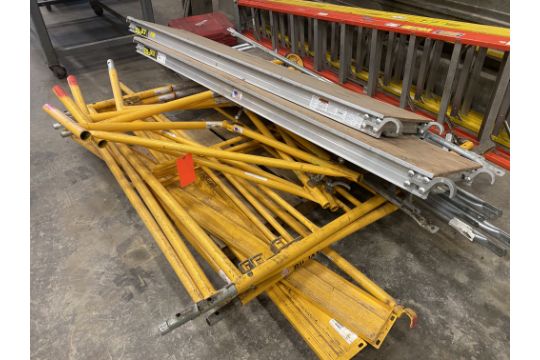 Bil-Jax rollings scaffolding system, including 4 sides, cantilever ...