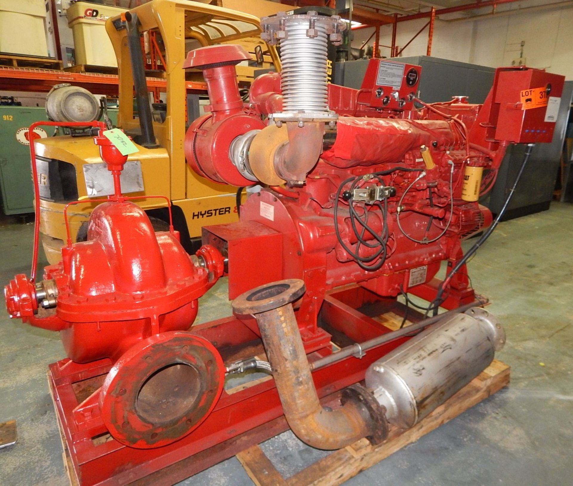 PEERLESS PUMP BAEE15 SKID-MOUNTED CENTRIFUGAL FIRE PUMP WITH 2500 GPM ...