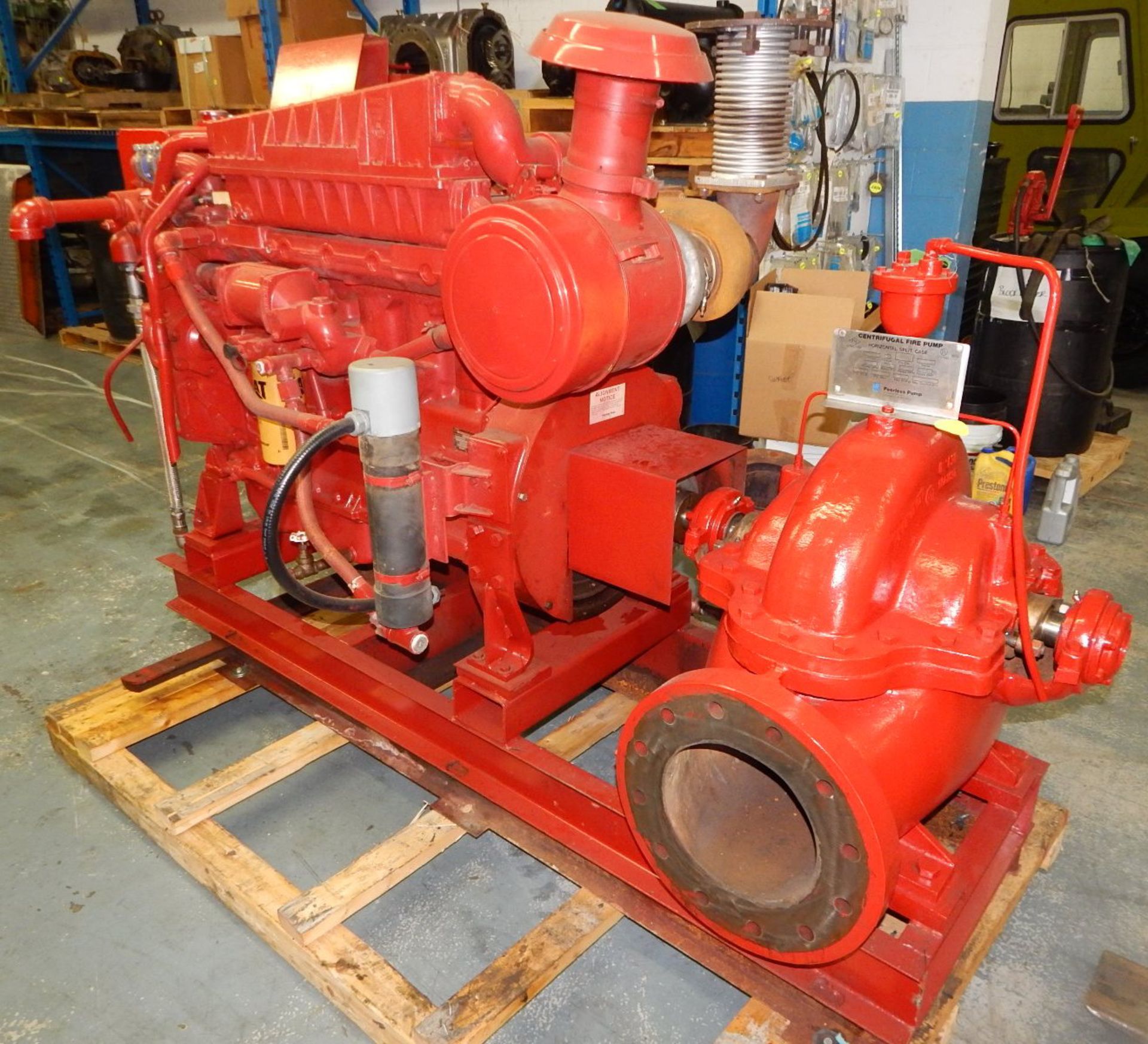 PEERLESS PUMP BAEE15 SKID-MOUNTED CENTRIFUGAL FIRE PUMP WITH 2500 GPM ...