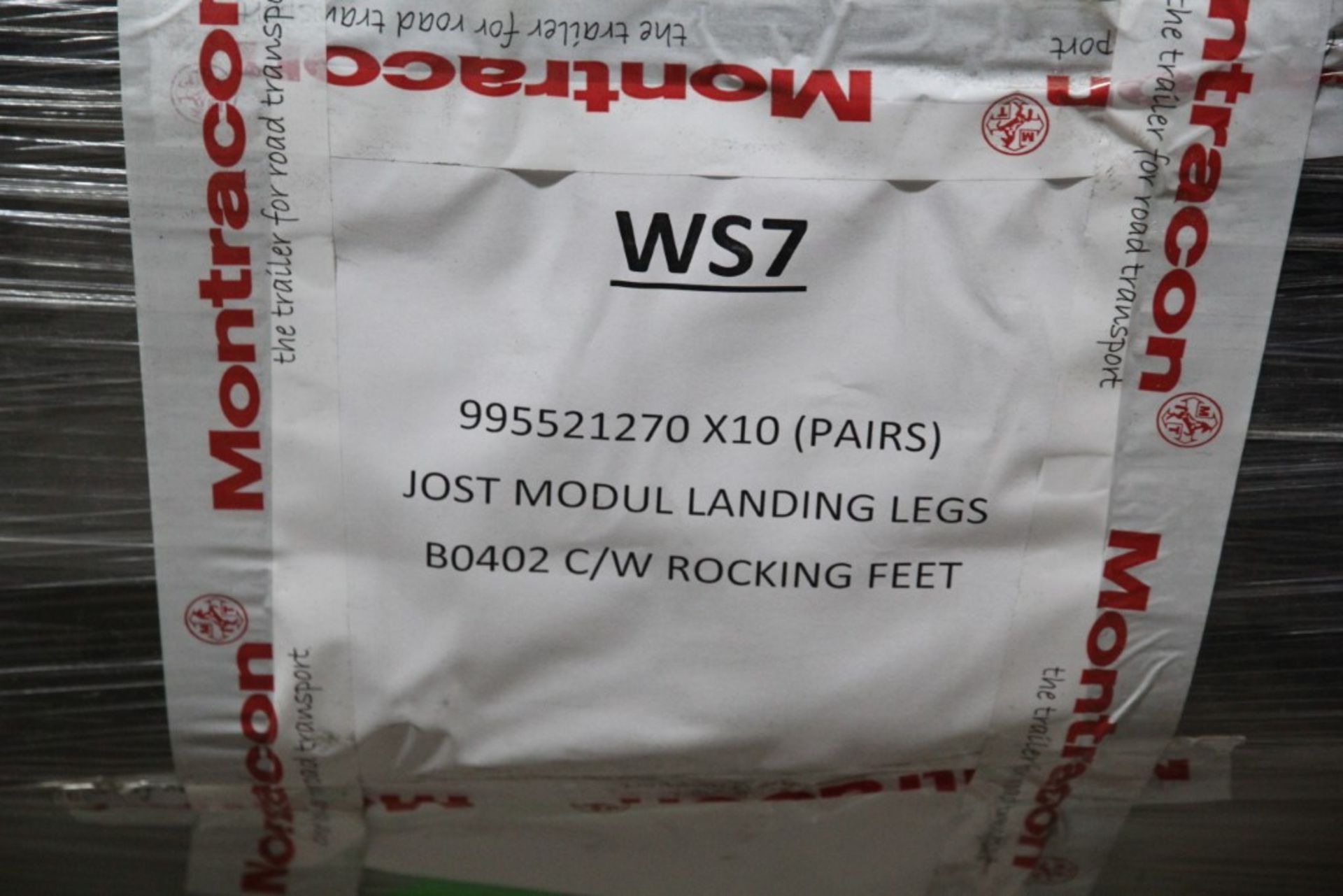 Jost Landing Legs (10 Pairs), Rocking Foot, P/N B0402