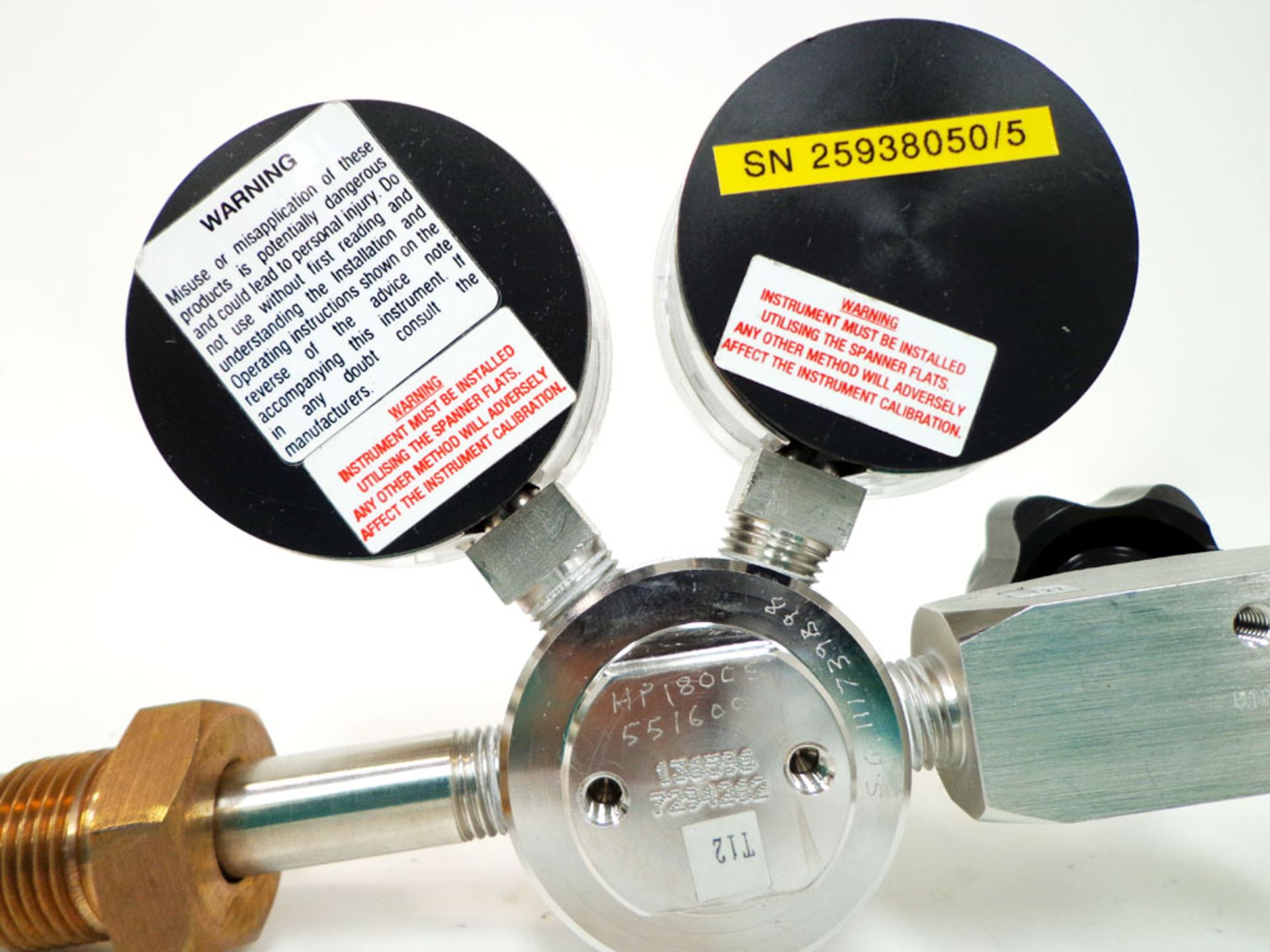 BOC Medical Regulator, HP1800S, with 2x Stewart Buchanan Pressure ...