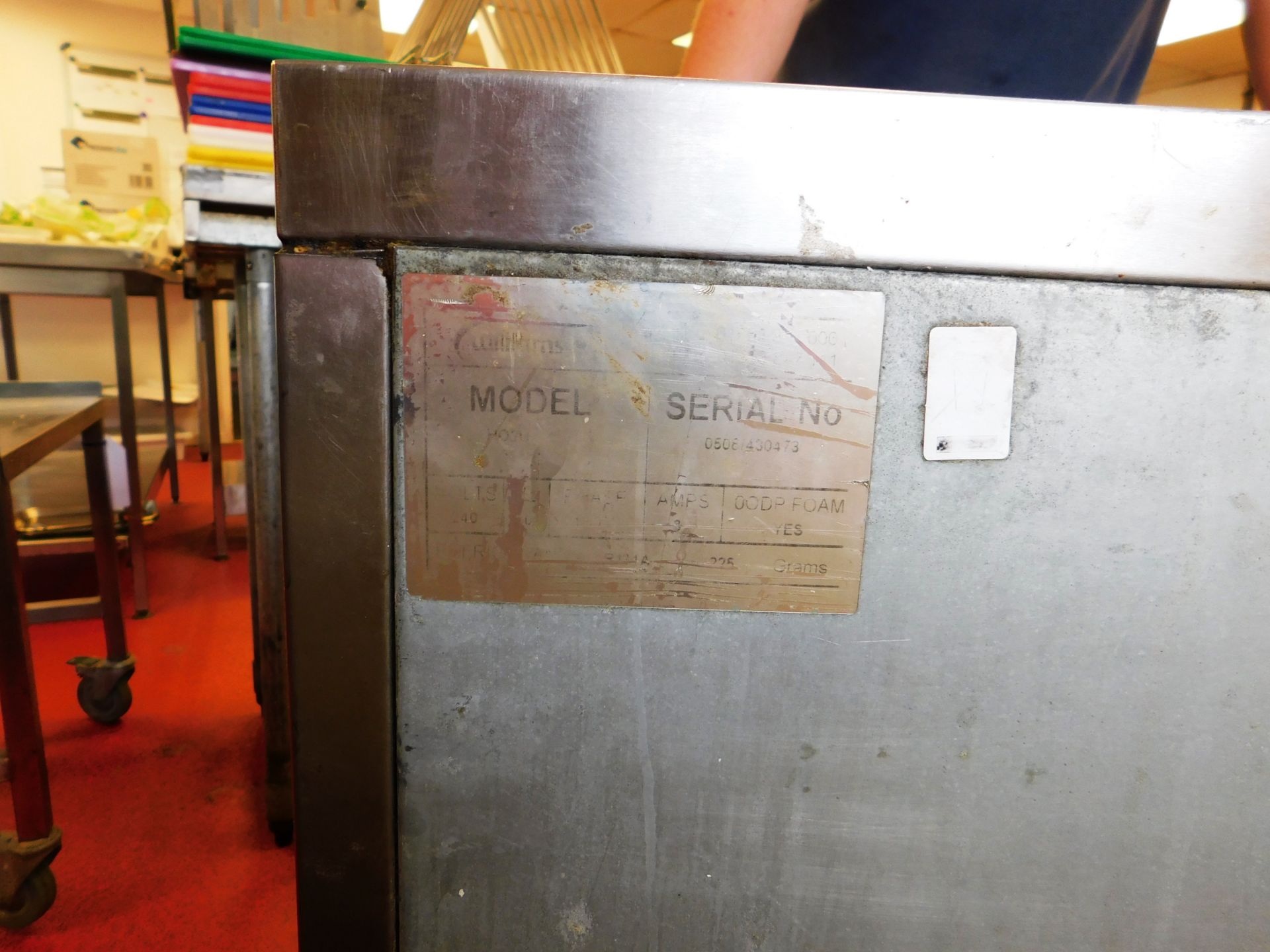 Williams HO2U 240V Three Door Chiller Unit with Five Hatch Counter Servers