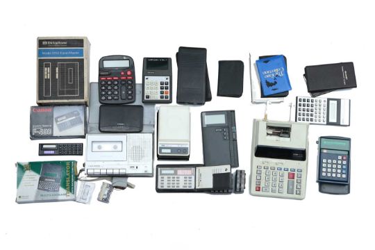 including Canon F-400, Vatman Decimo, Dictaphone Model 2250 Travel ...