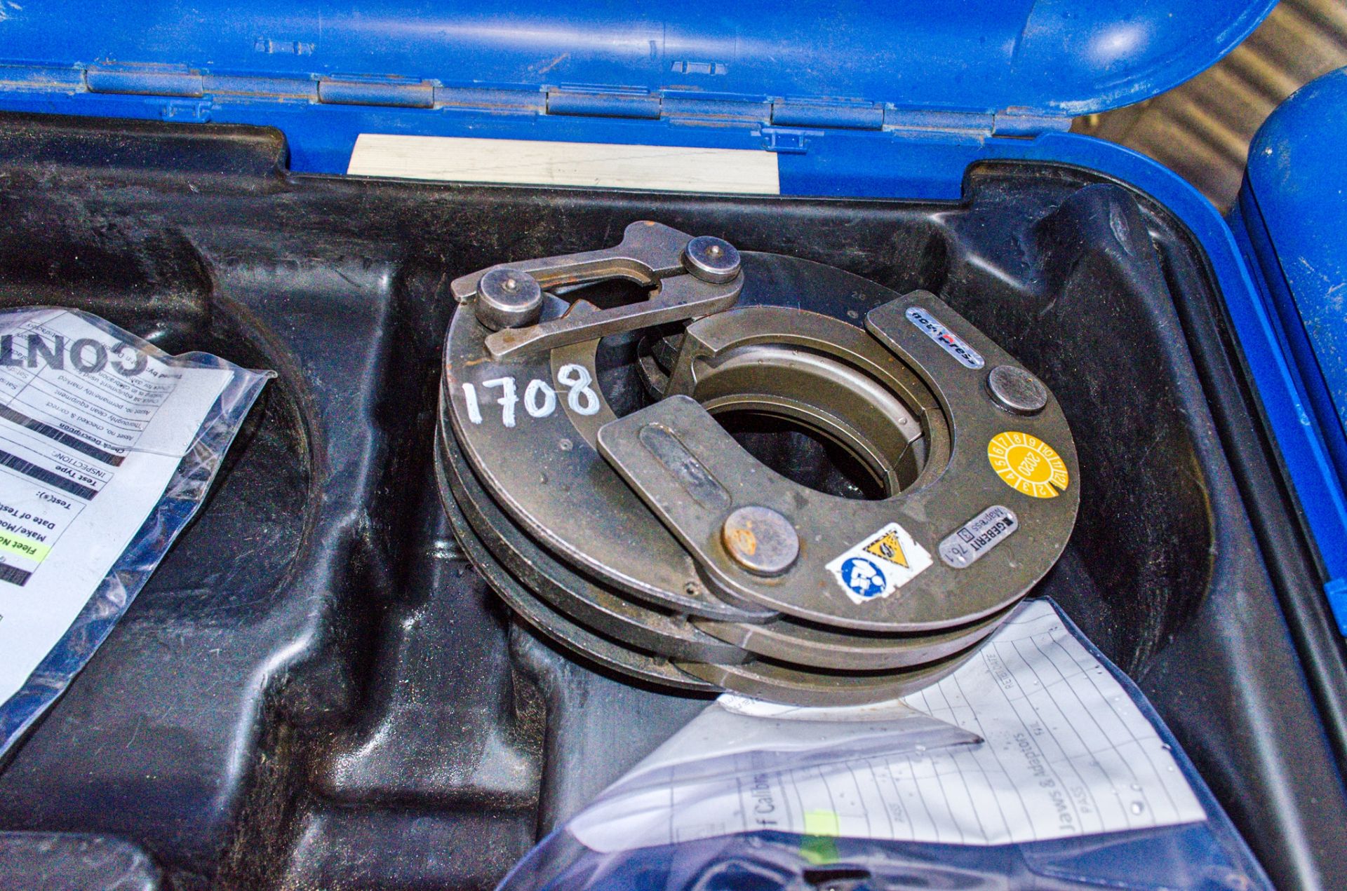 Geberit Novopress crimping collar c/w carry case A716122