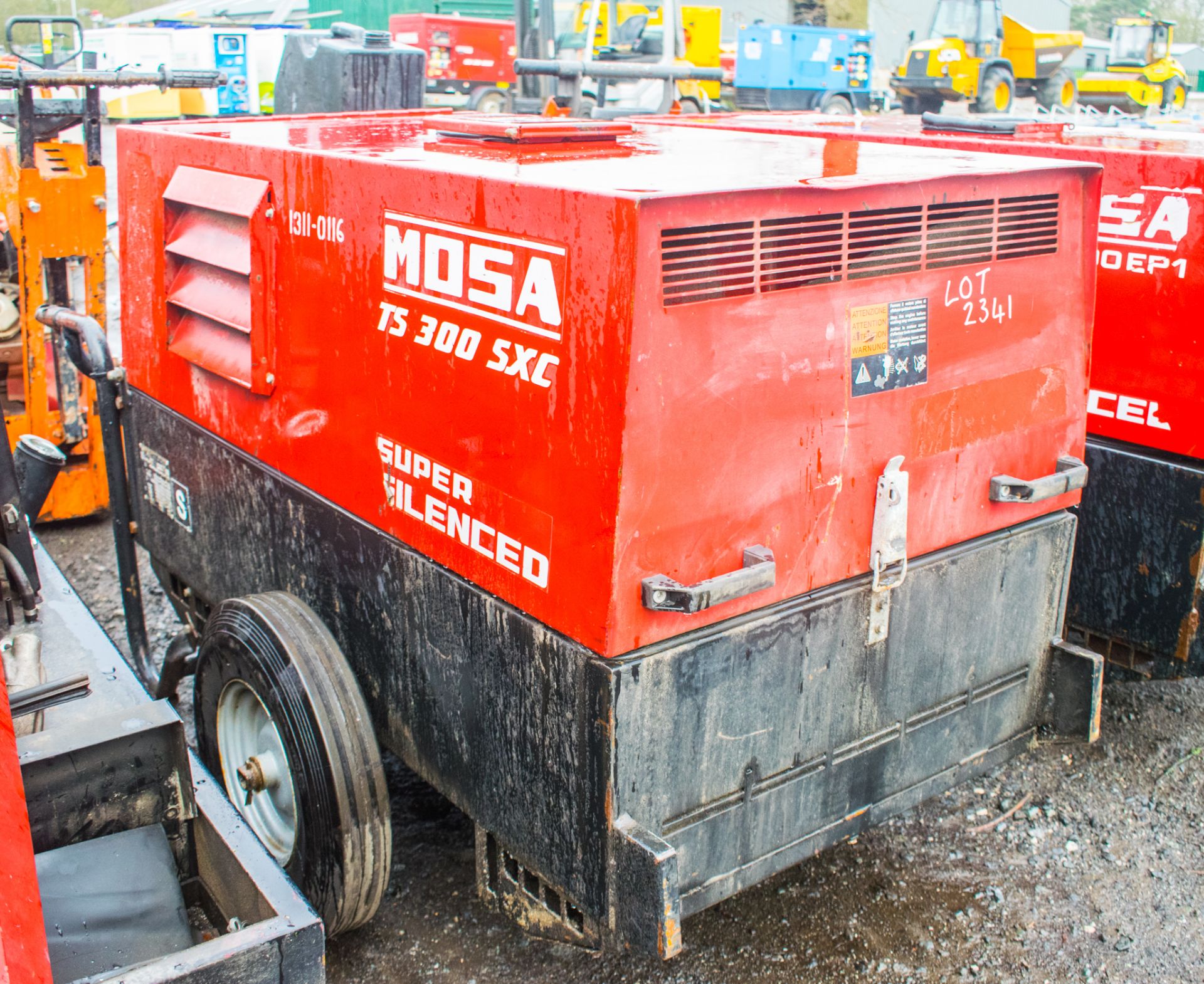 Mosa TS300 SXC diesel driven welder/generator Year: 2013 Recorded Hours ...