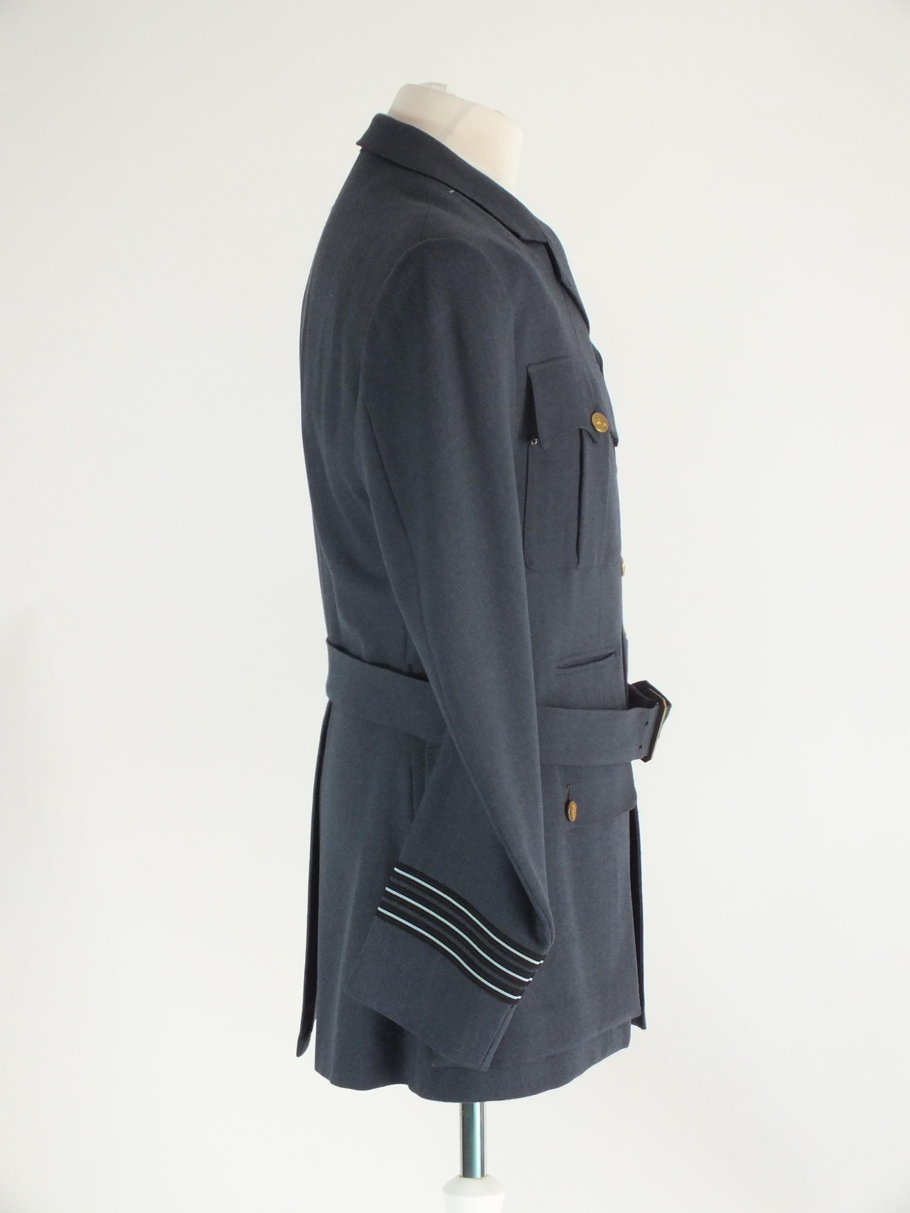A British RAF Wing Commander's dress uniform comprising jacket and pair ...