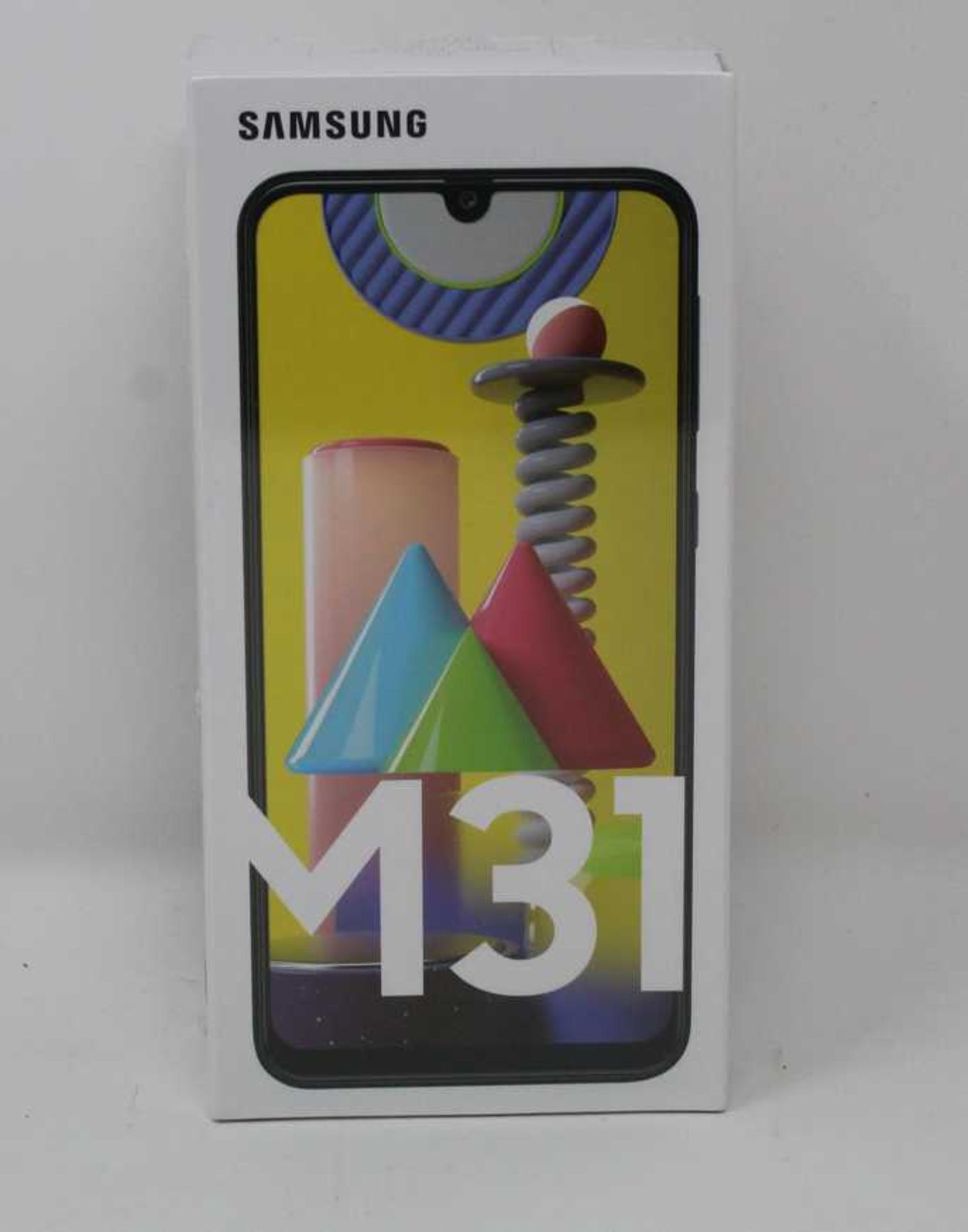 A boxed as new Samsung M31 SM-M315F/DSN 128GB in Blue (UK Plug) (Box ...