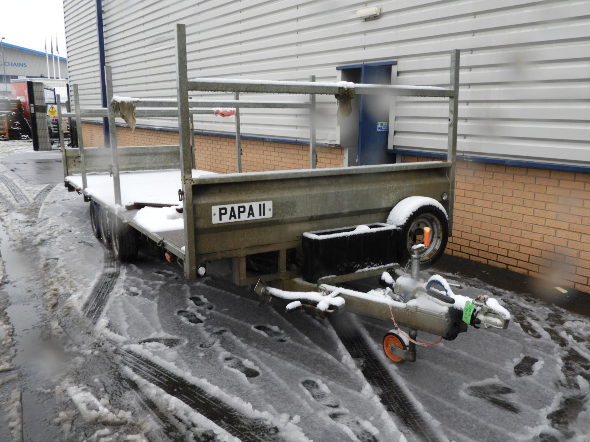 *Tailor Trailers Limited Tri-Axle Flatbed Trailer 20ft x 7'2" on 50mm ...