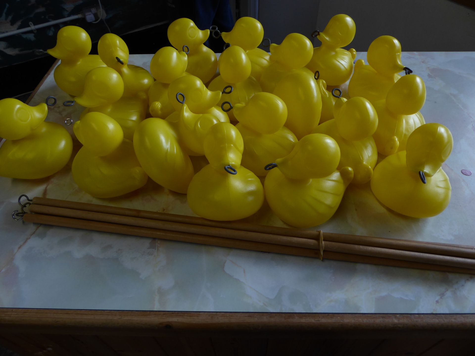 *hook a duck game - with 21 x ducks and 5 x hooks
