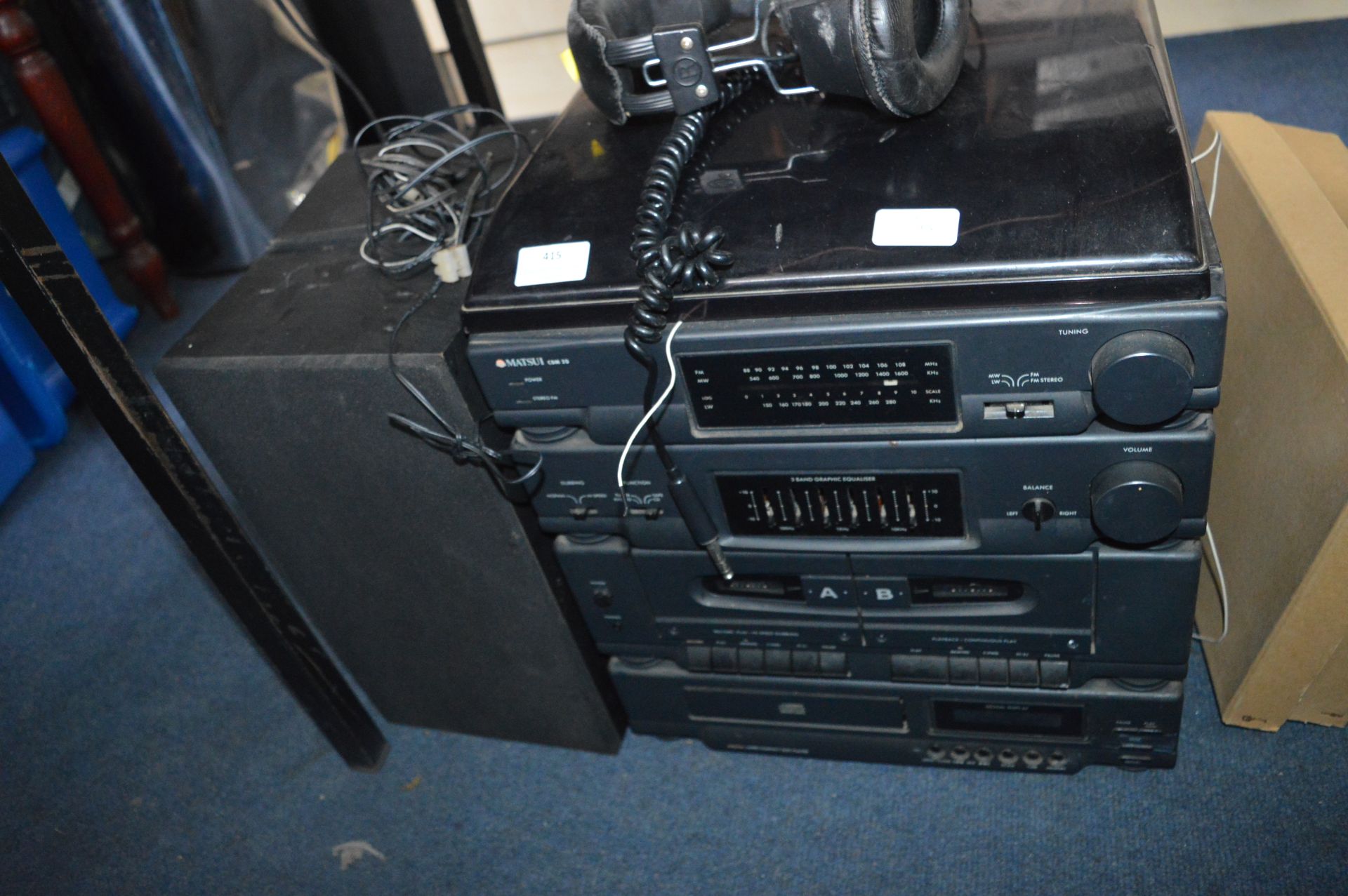 Matsui Stereo System plus Headphones