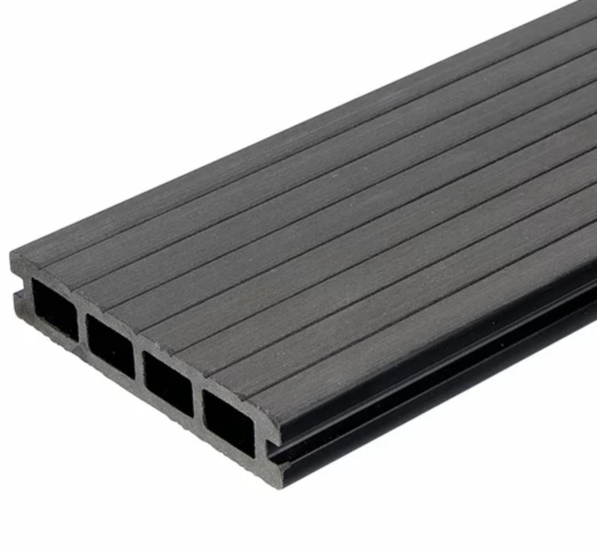 * Complete Dark Grey WPC decking Kit to cover an area of 2.9m x 2.9m ...