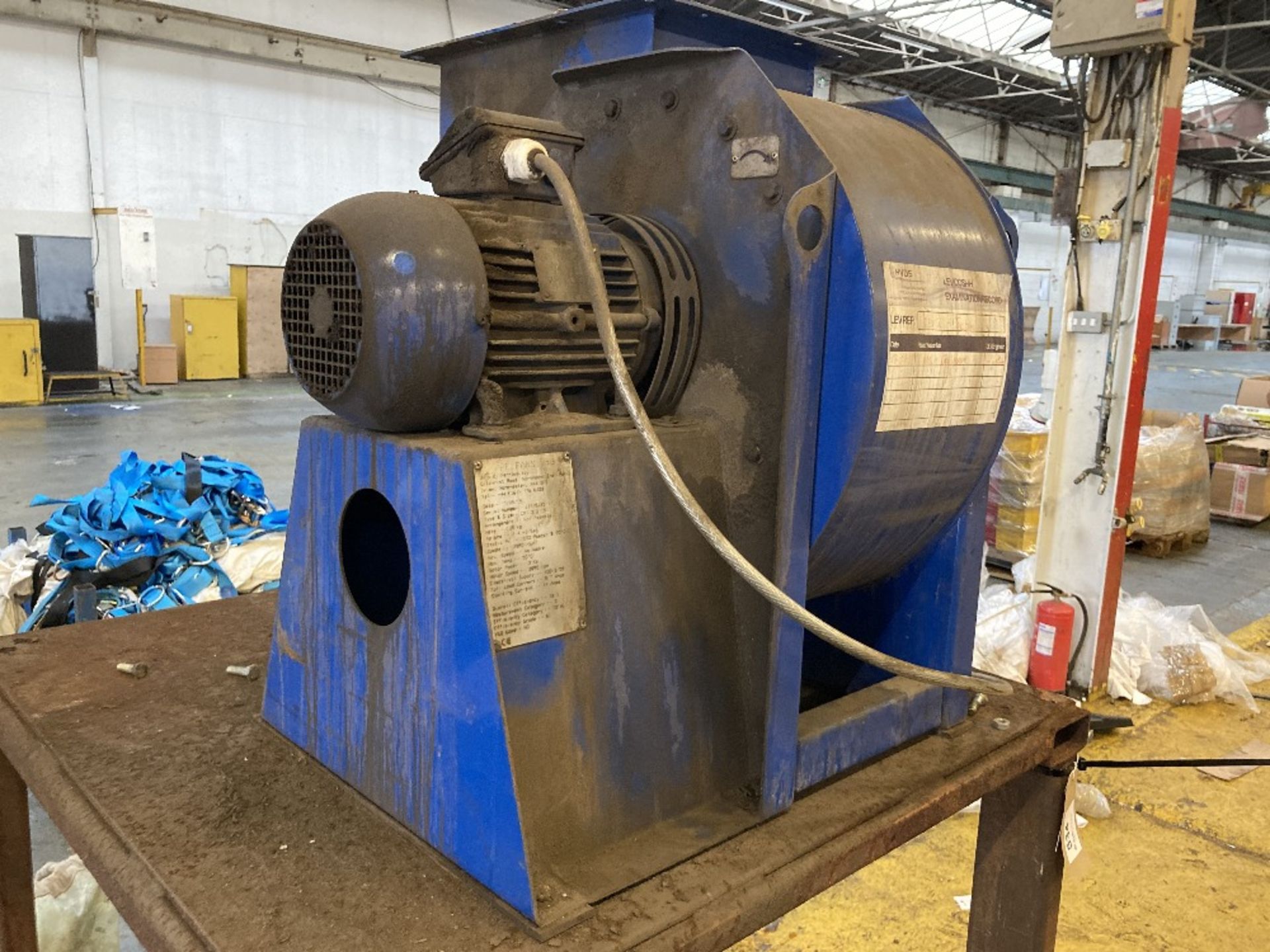 RHF Extraction Fan & (5) Nederman Extraction Ducts & Brackets
