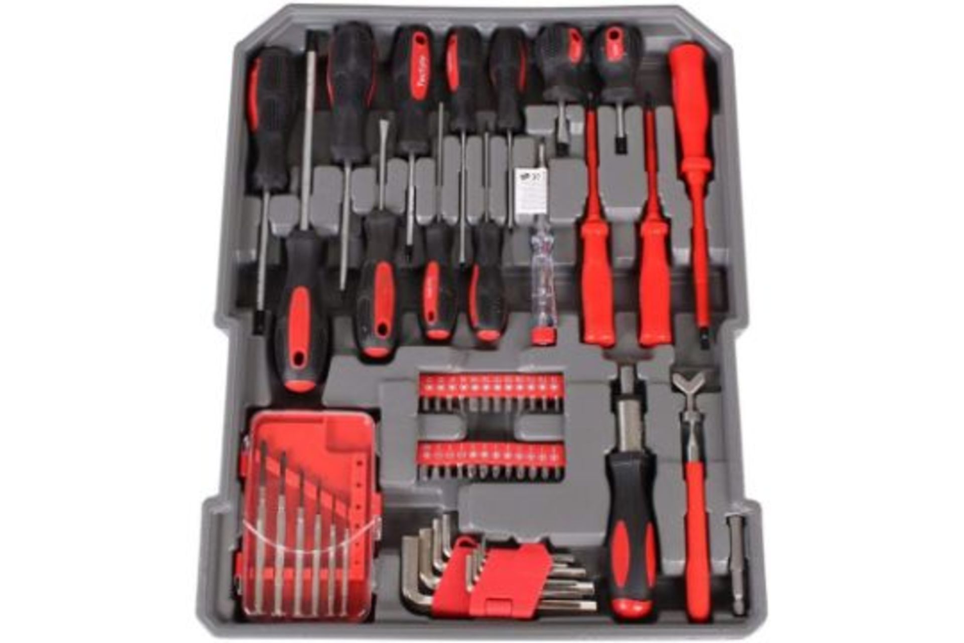 1 x Muller Kraft 186 Piece Tool Kit With Alutrolley Tool Case - Chrome ...