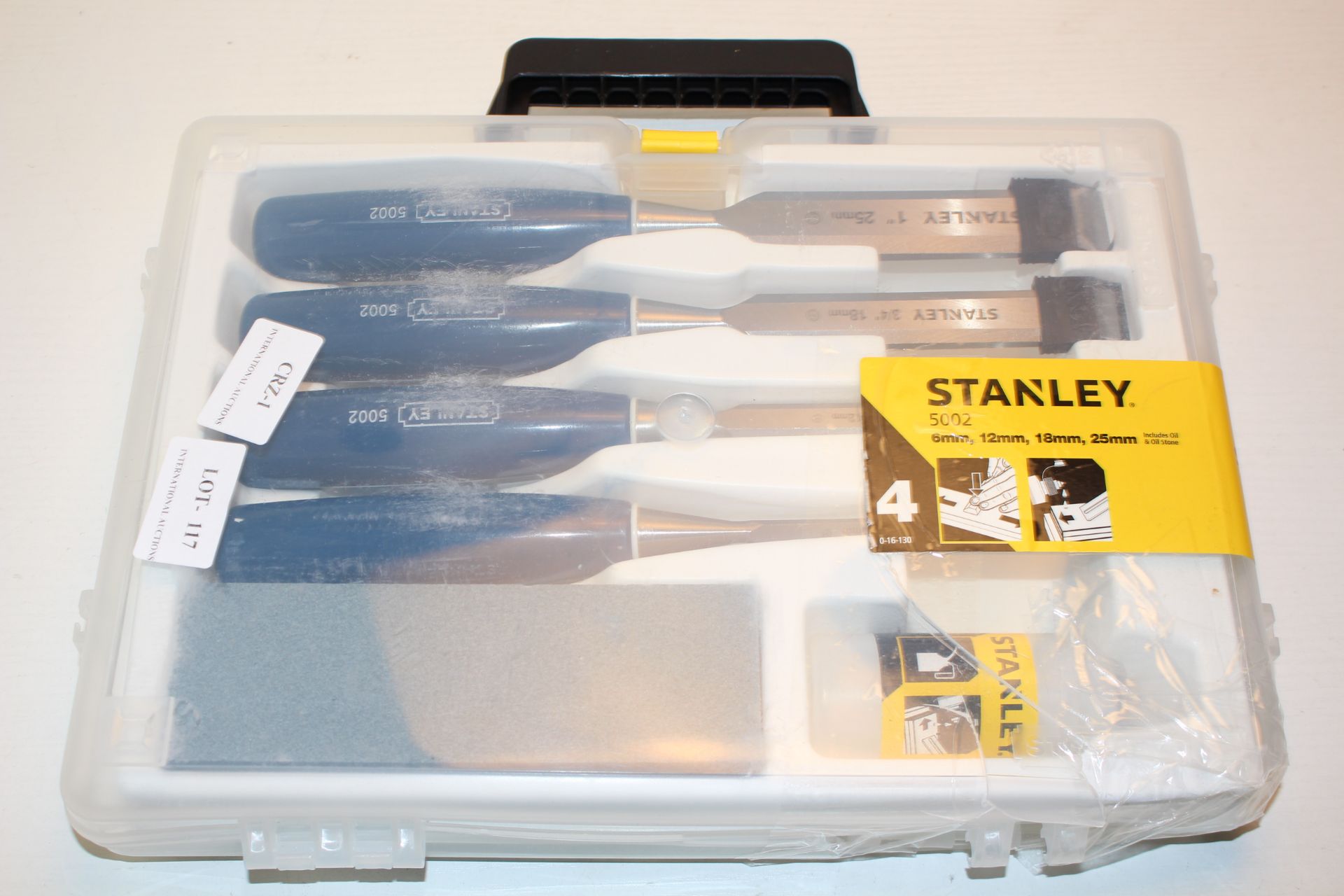BOXED STANLEY 5002 CHISEL SET 4PC RRP £26.96Condition ReportAppraisal ...