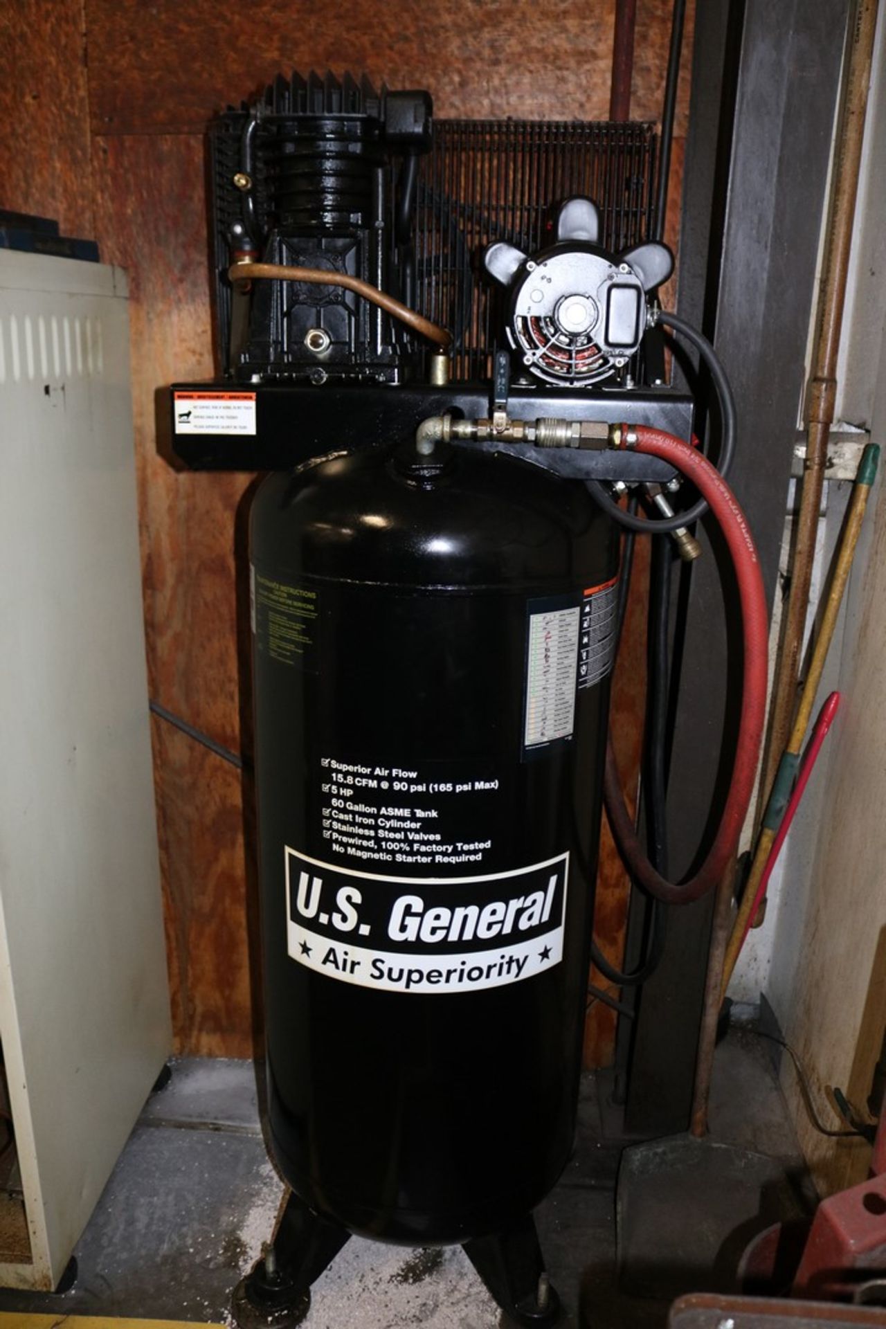 U.S. General 5 HP 60 Gallon Air Compressor Model US560V (All Air ...