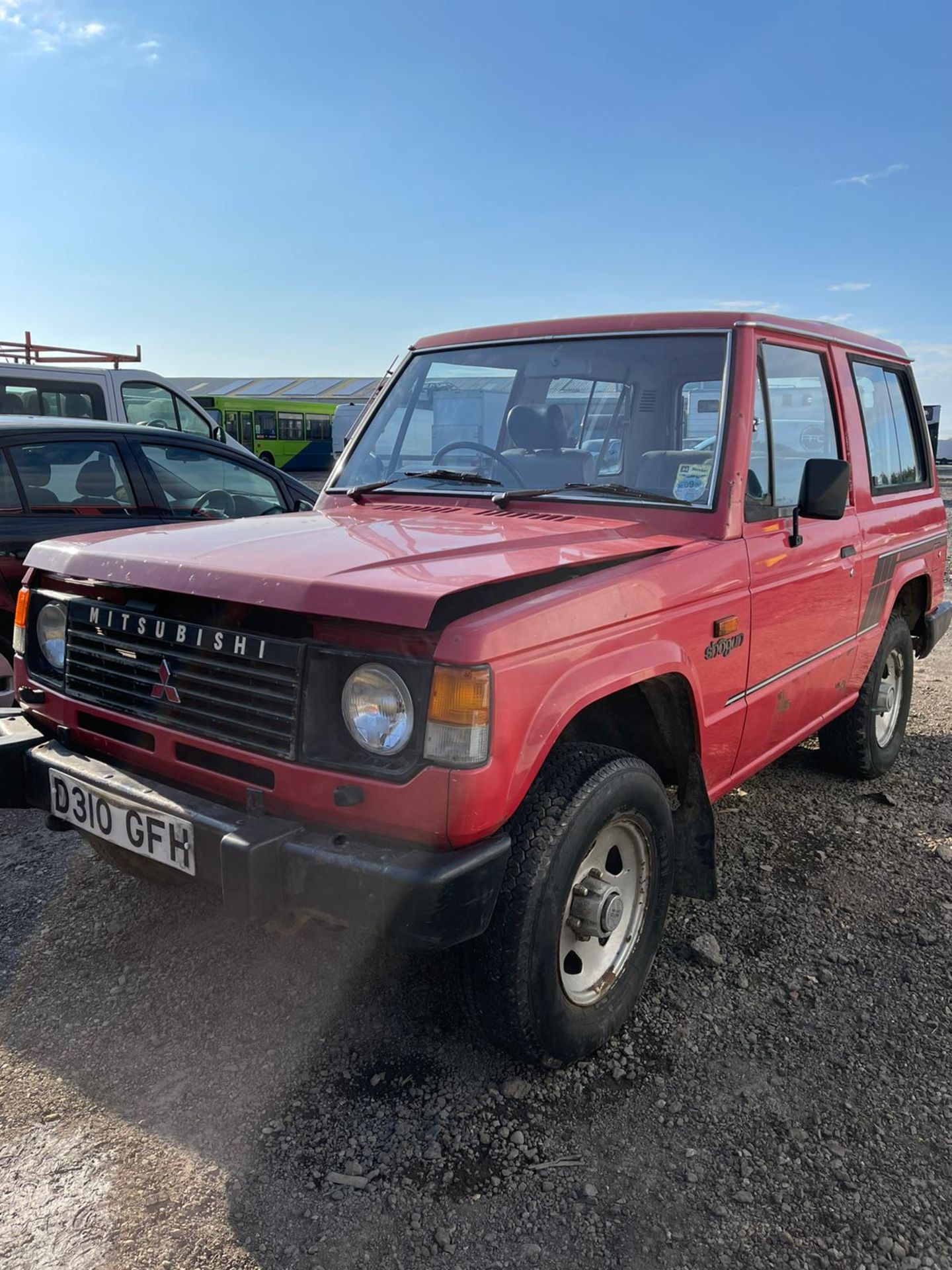 GH - 1987 MITSUBISHI SHOGUN SWB V6, BARN FIND, PETROL ENGINE, SHOWING 9 ...