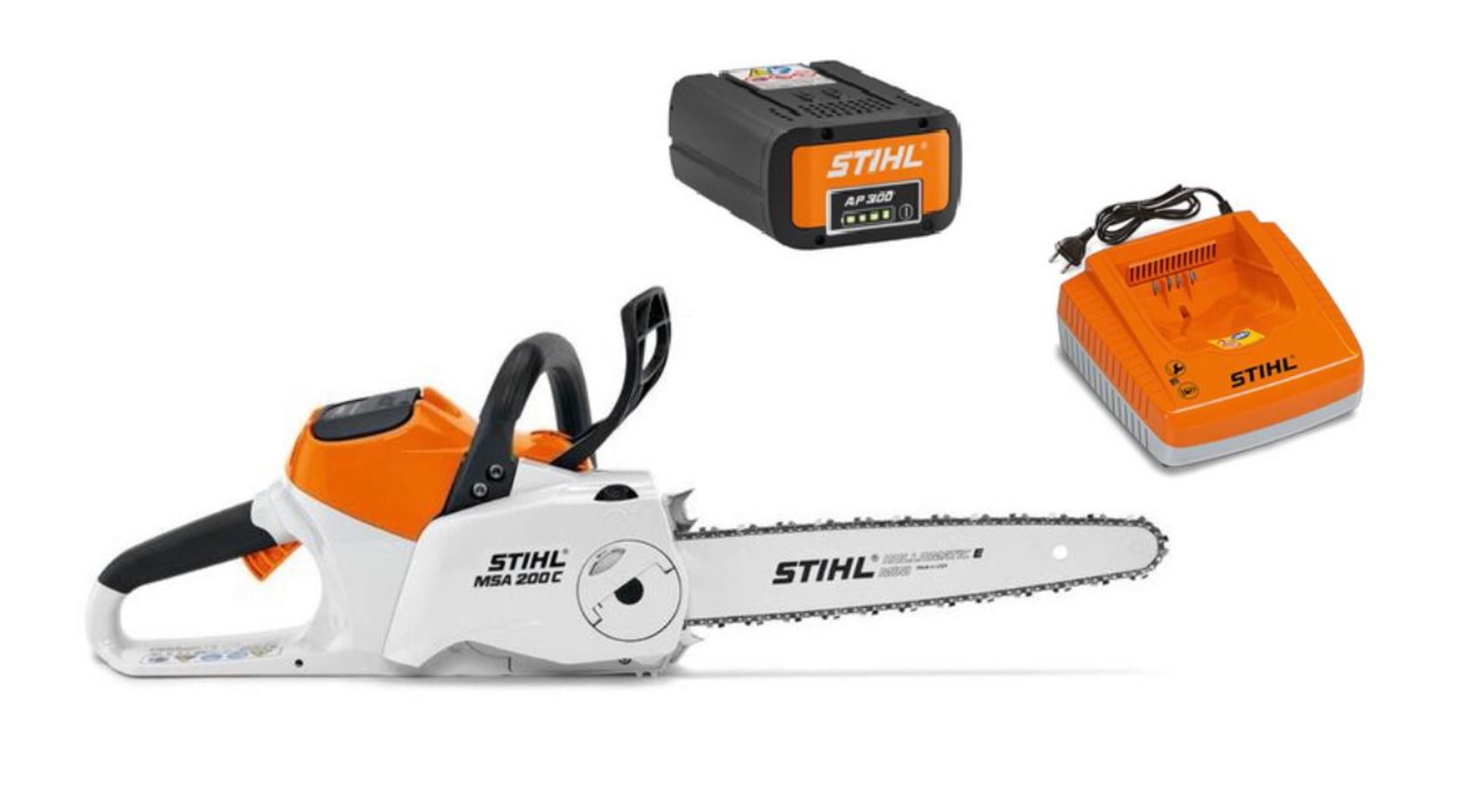 JA - NEW AND UNUSED STIHL MSA 200C BATTERY OPERATED CORDLESS CHAINSAW ...