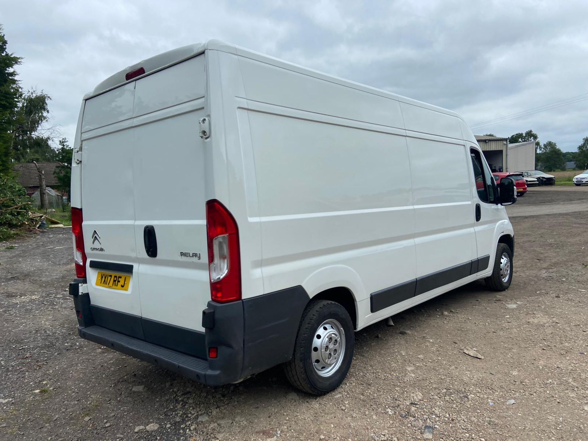NF - 2017 CITROEN RELAY 35 L3H2 EPRISE BLUEHDI WHITE PANEL VAN, SHOWING ...