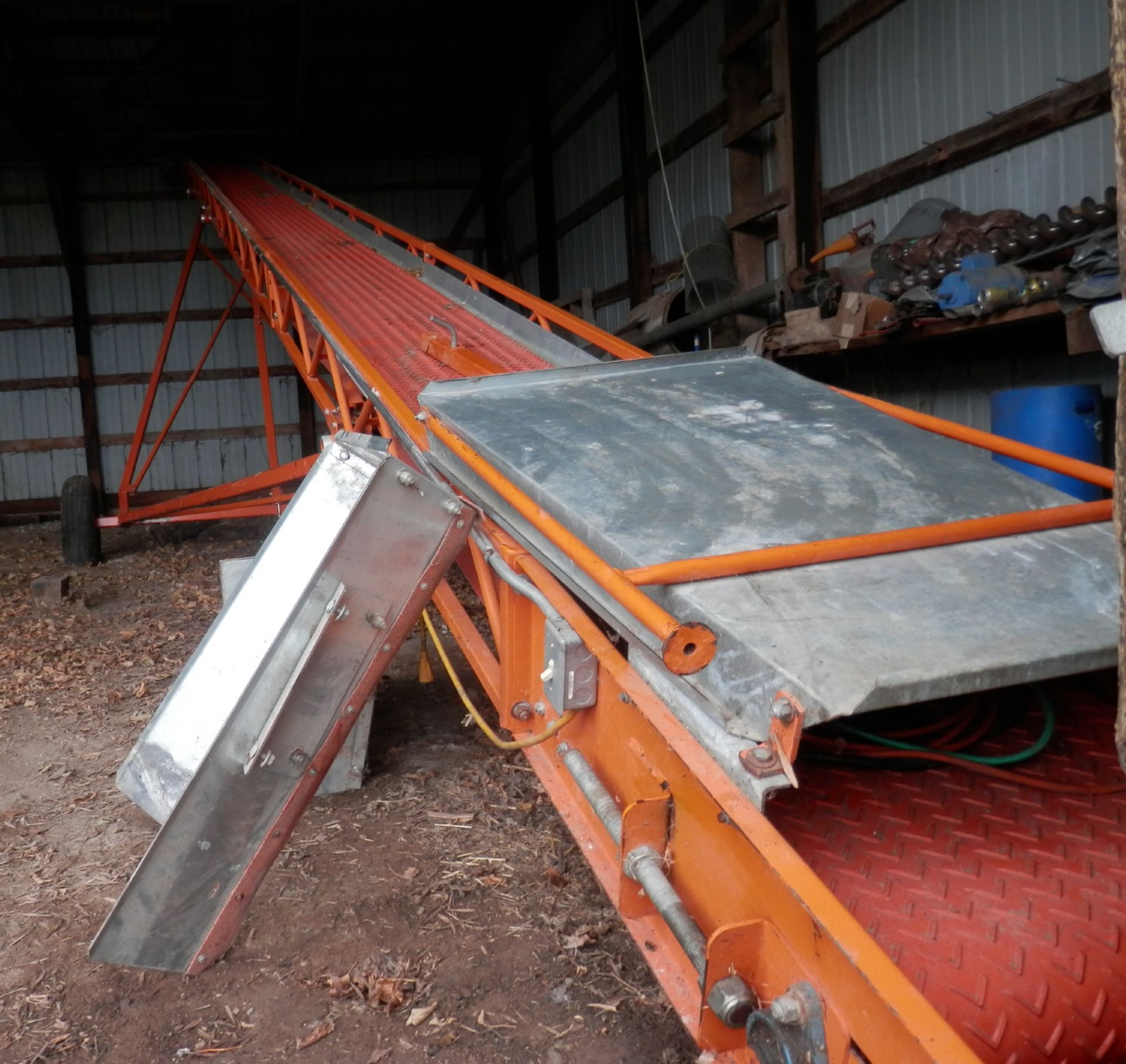 Val Metal MB-8018 Industrial quality 41’ HD Portable belt conveyor, 20 ...