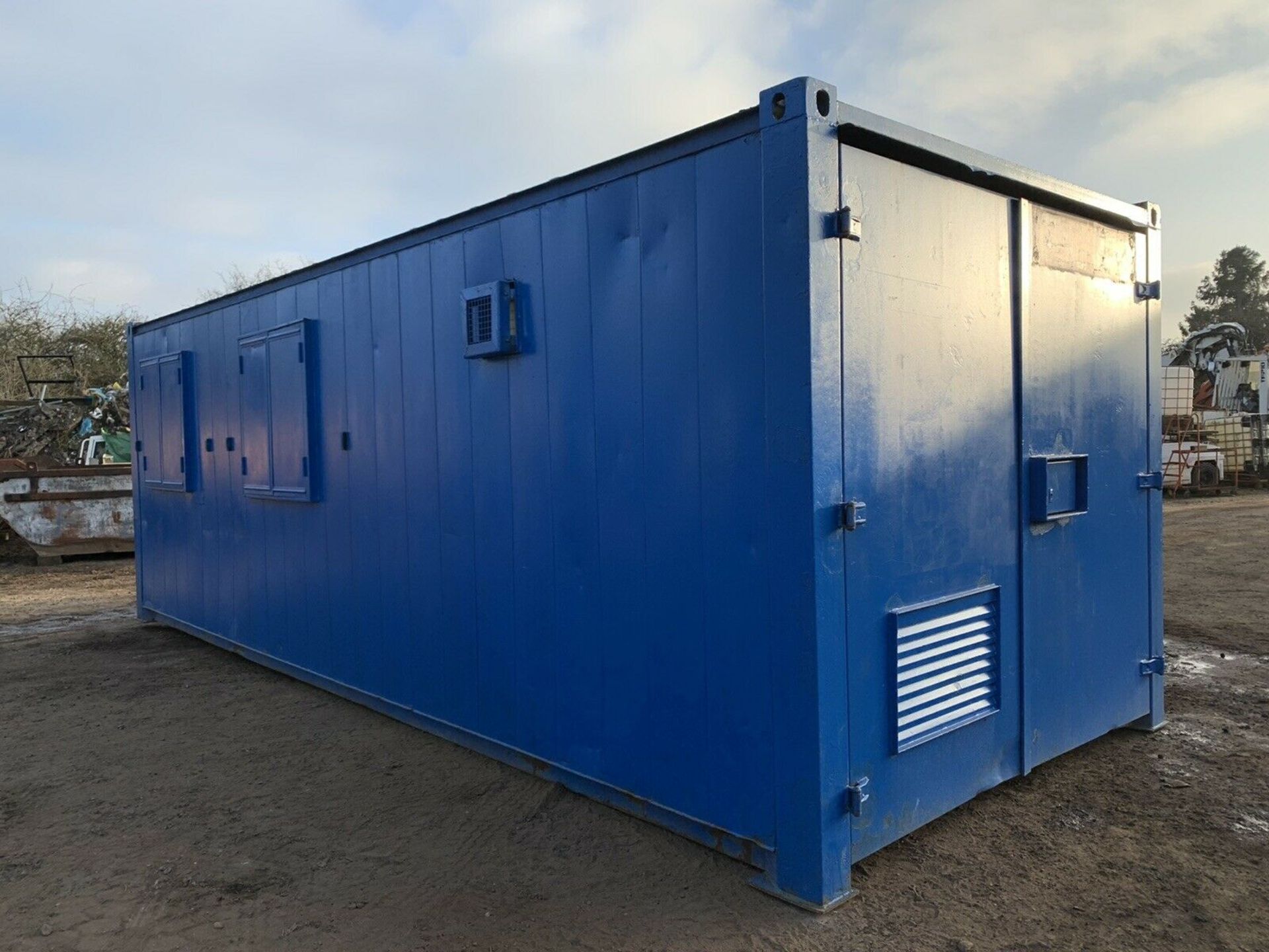 Anti Vandal Steel Portable Welfare Unit Complete With Generator. Fitted ...