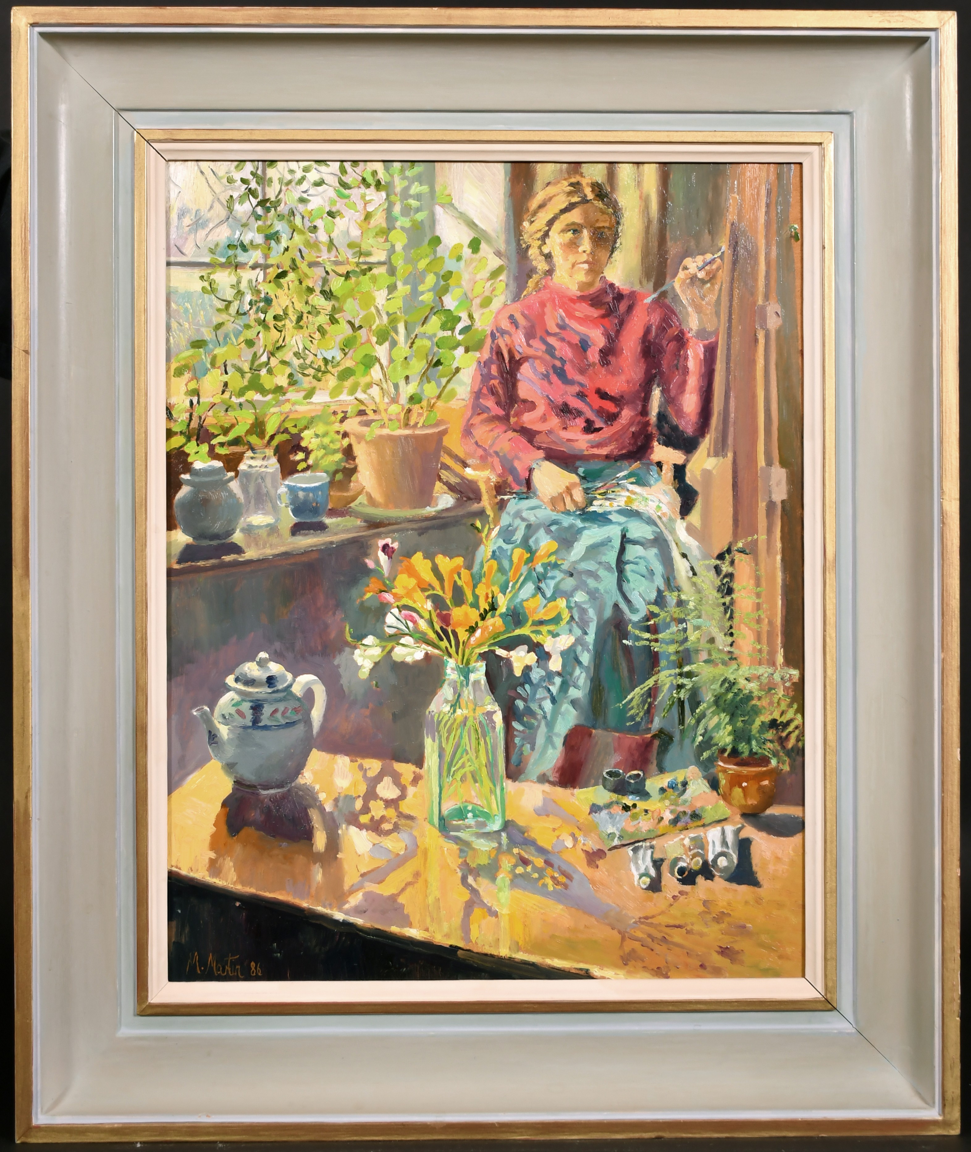 Mary Martin (1951- ) British. “Self Portrait”, a Self Portrait of the ...