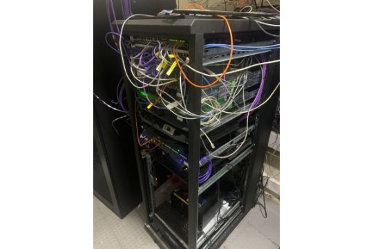 Rack Server Cabinet Including Contents As Follows Aruba 2930F Switch ...