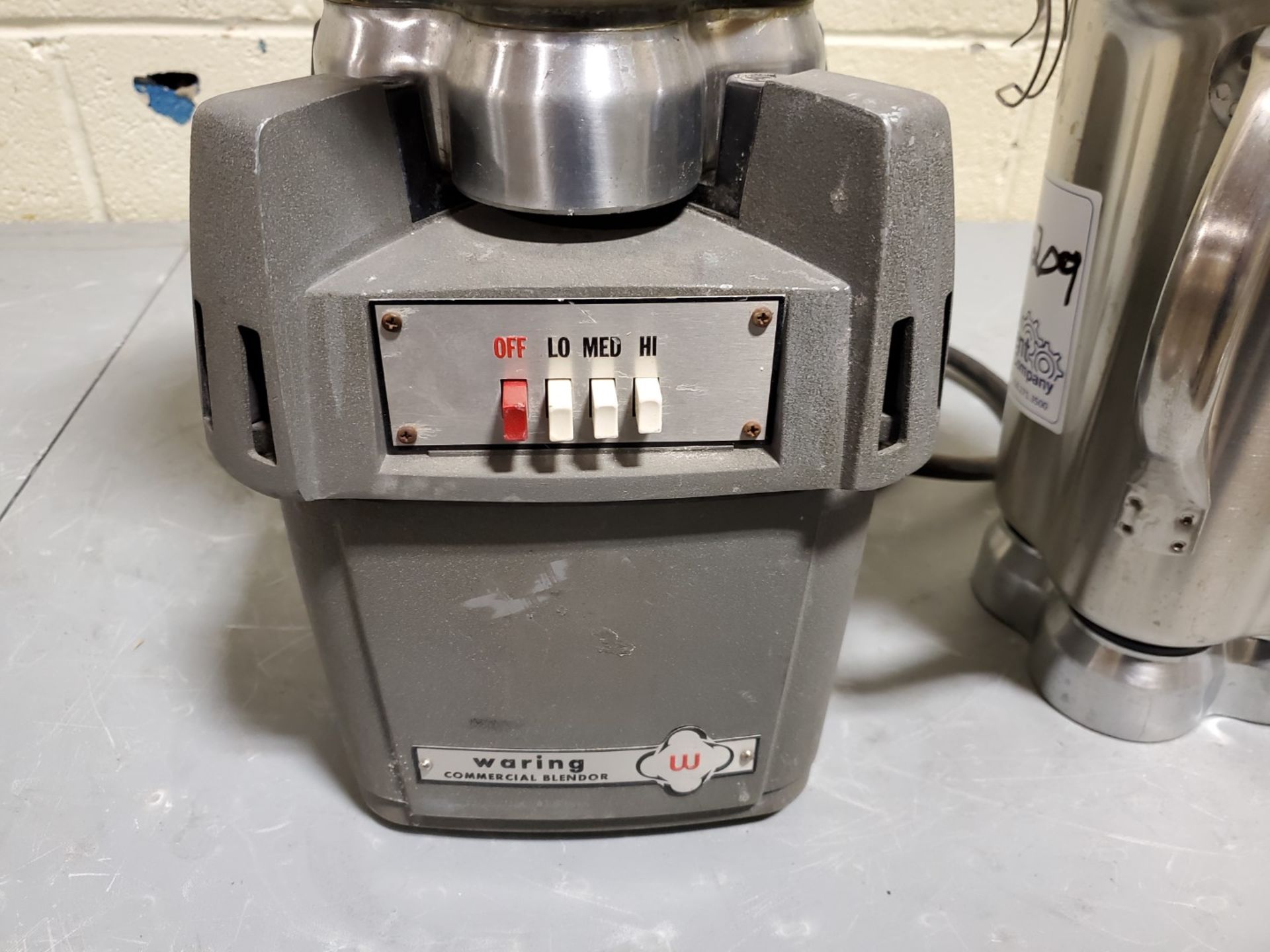 Waring Commercial Blender CB-6, model 91-215, (2) stainless steel ...