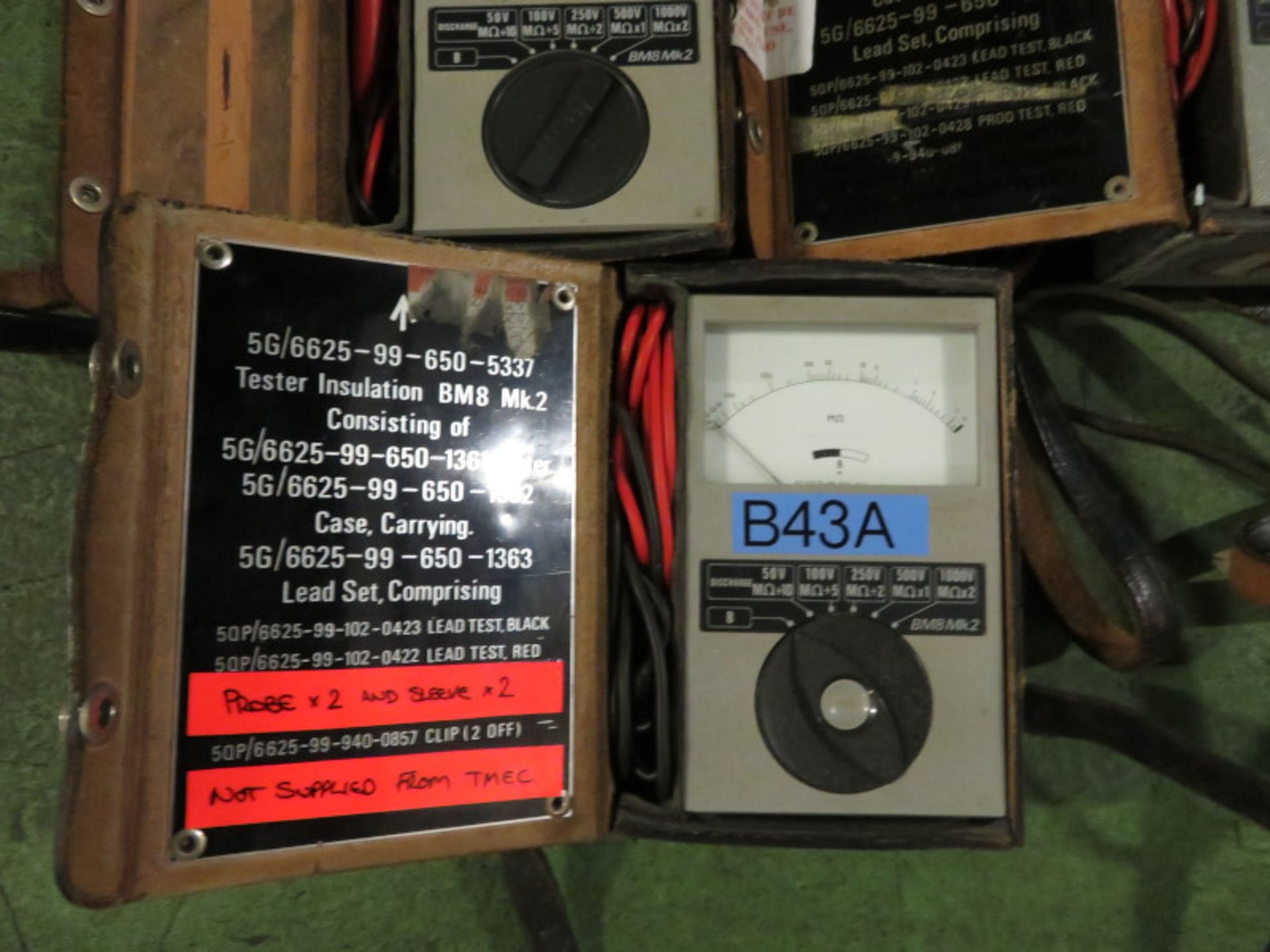 3x Megger BM8 Mk2 Insulation Testers