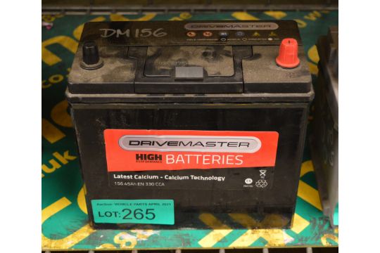 Drivemaster 156 45Ah EN 330 CCA Battery