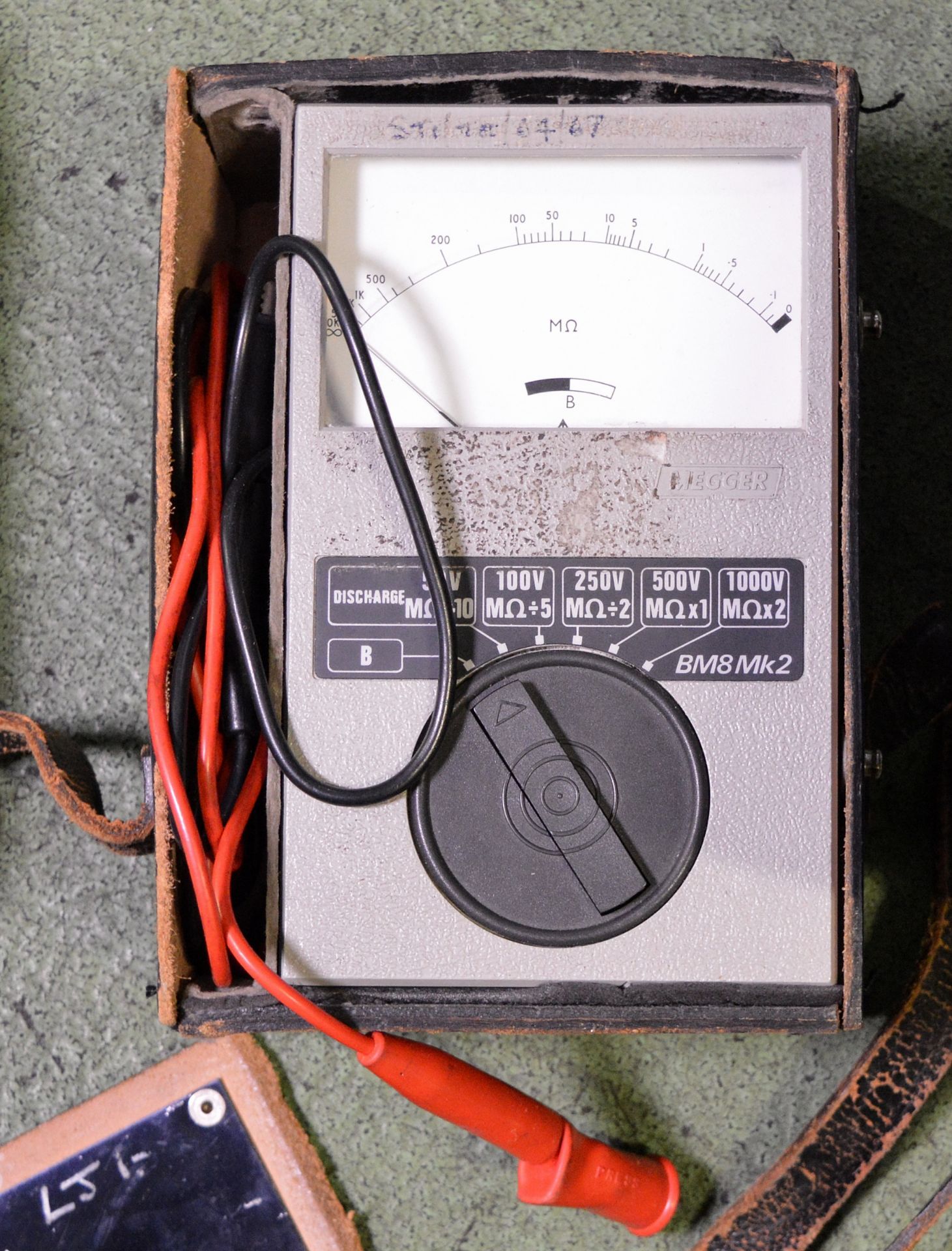3x Megger BM8 Mk2 Insulation Testers (1 with broken case)