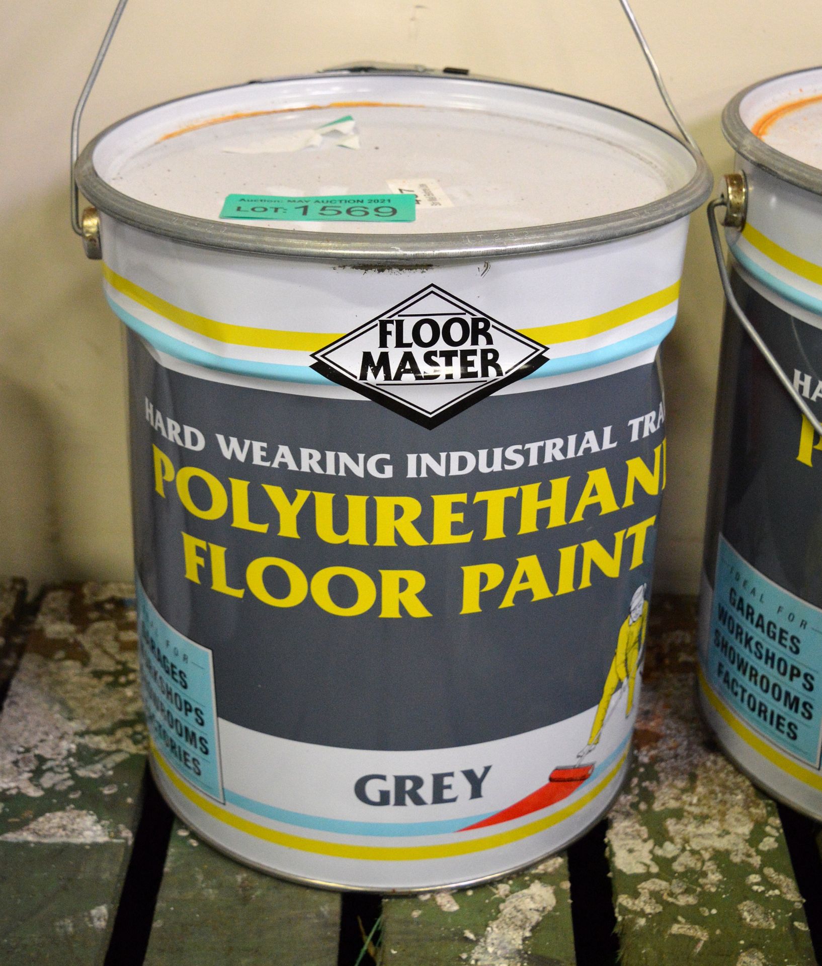 FloorMaster Polyurethane floor paint - Grey - 20LTR