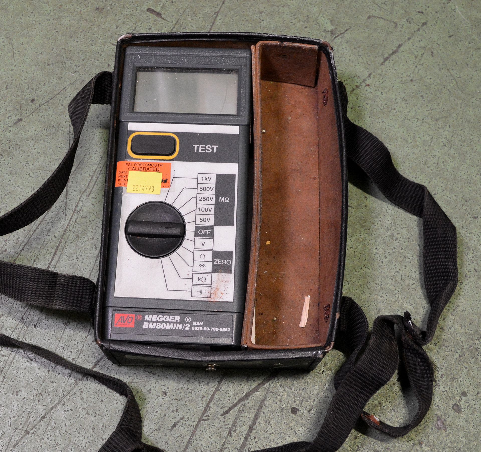 Megger BM80Min/2 Multi-Voltage Insulation/Continuity Tester