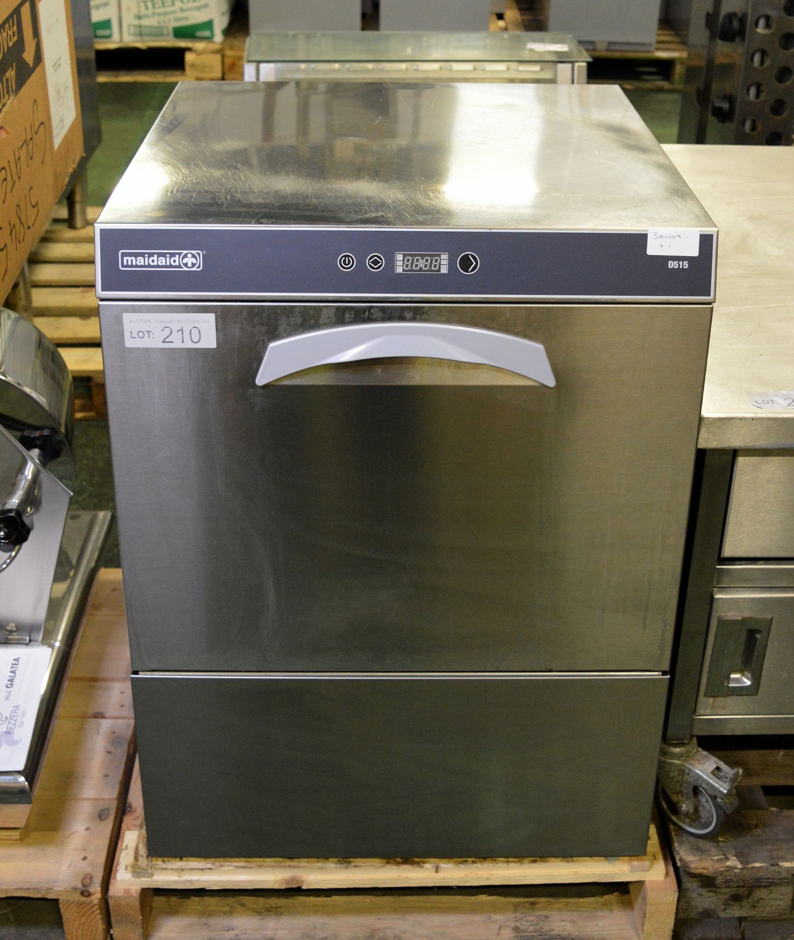 Maidaid dishwasher - C515 - 6.5kW - 230V 1 phase 50hz - W 580mm x D ...