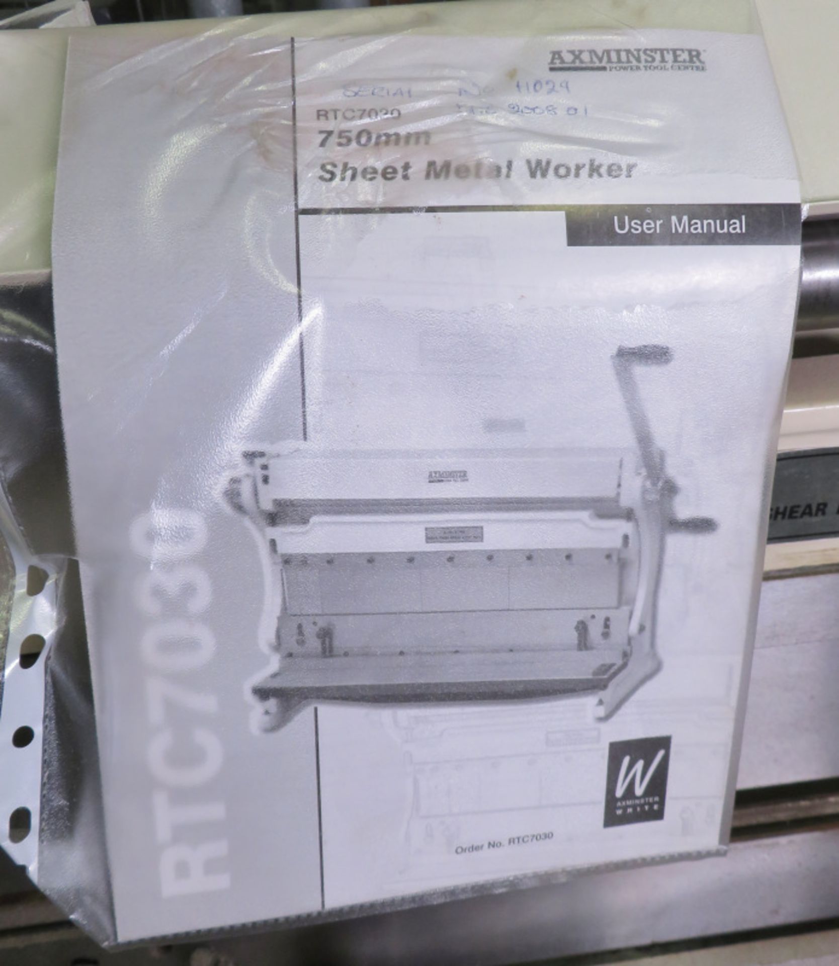 Axminster White RTC7030 Sheet Metal Worker Machine with Sheer Press ...