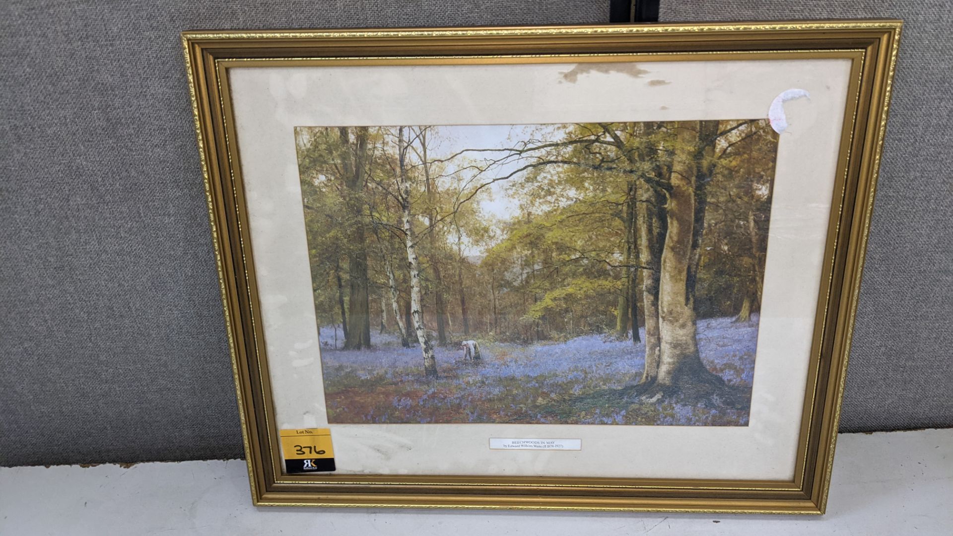 Beechwoods in May by Edward Wilkins Waite, framed, assumed to be a ...