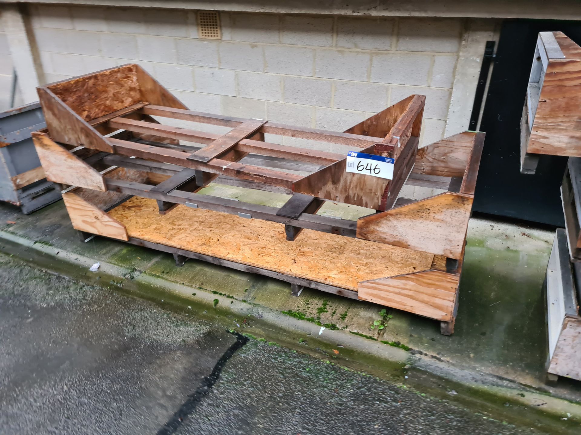 Quantity of Wooden Stillages, as set out in one area