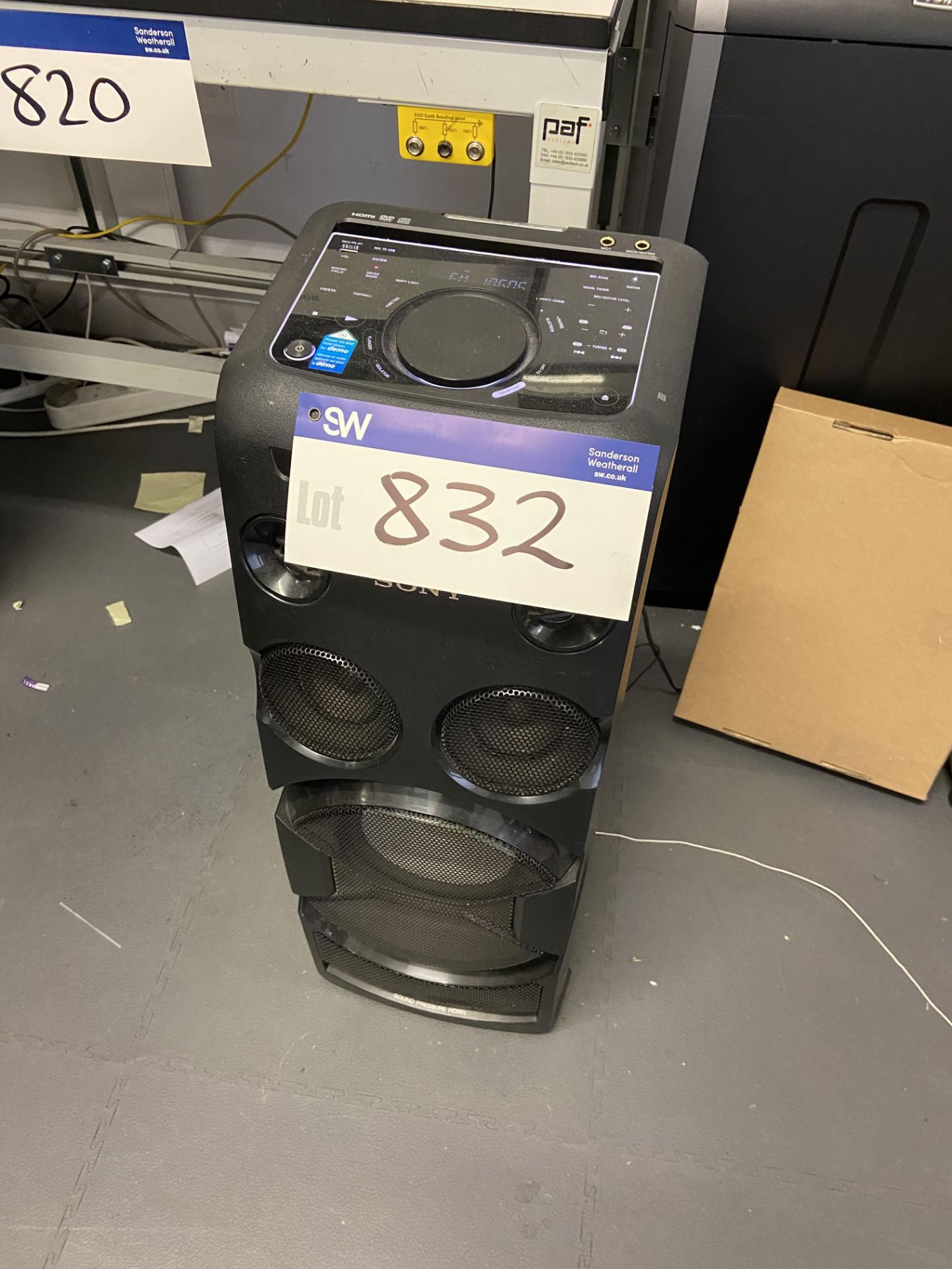 Sony MHC-V50D All-In-One Audio SystemPlease read the following ...